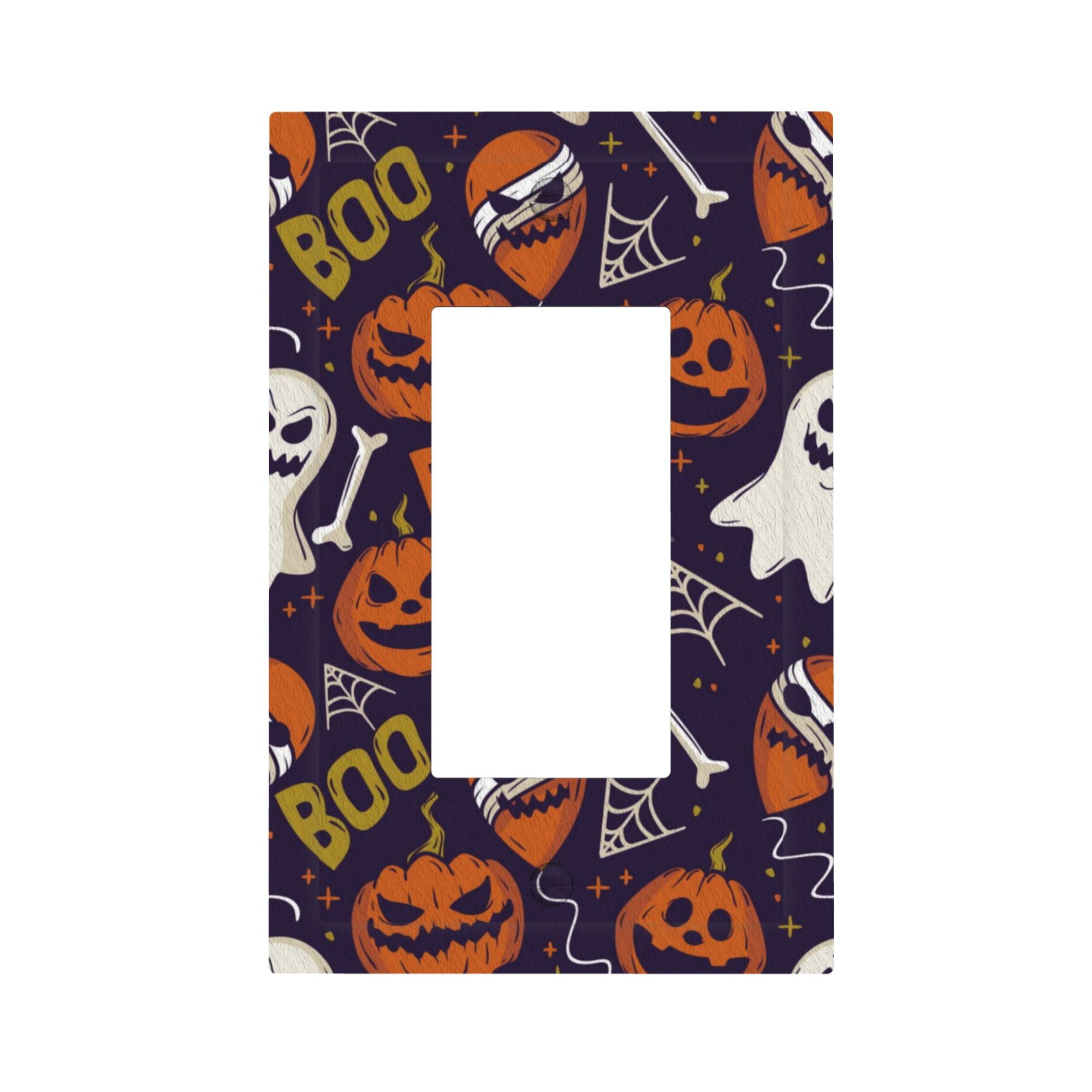 ZICANCN Outlet Covers Wall Plate, Scary Spider Spooky Ghost Light ...