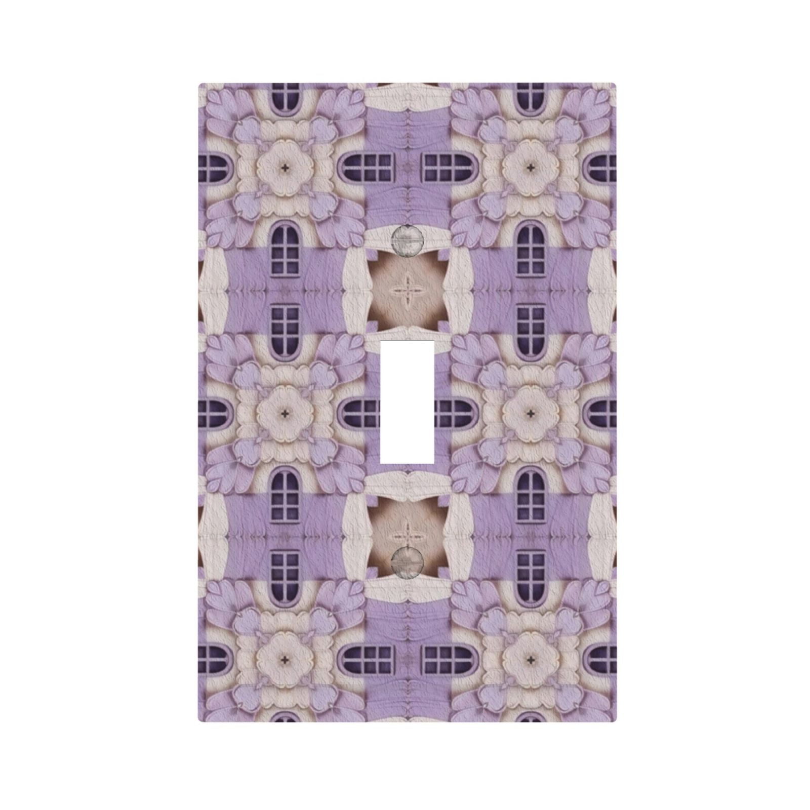 ZICANCN Outlet Covers Wall Plate, Seamless Kaleidoscope Texture Light ...