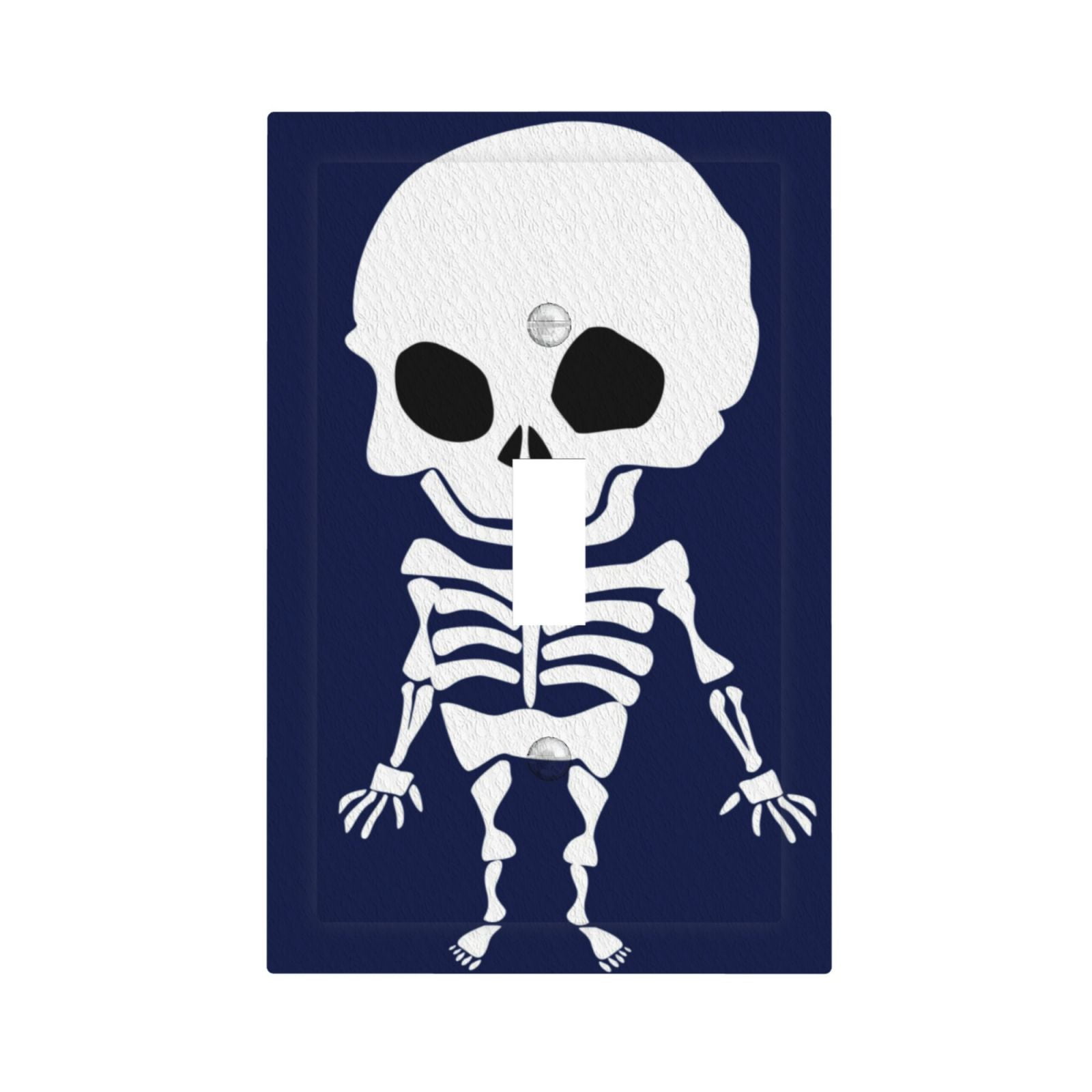 ZICANCN Outlet Covers Wall Plate, Skeleton Scary Skull Light Switch ...