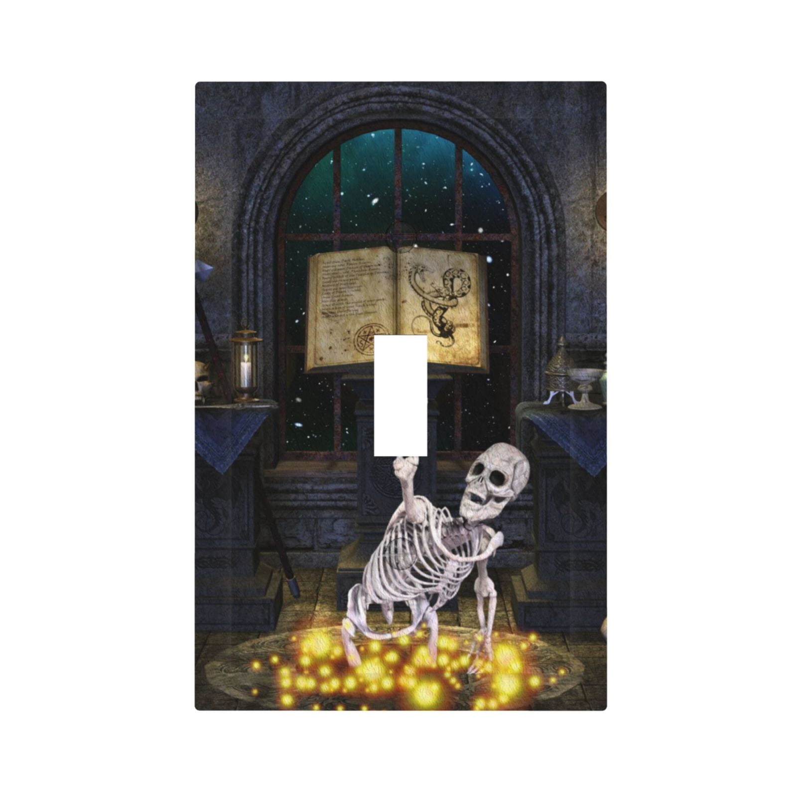 ZICANCN Outlet Covers Wall Plate, Skeleton Skull Callback Light Switch ...