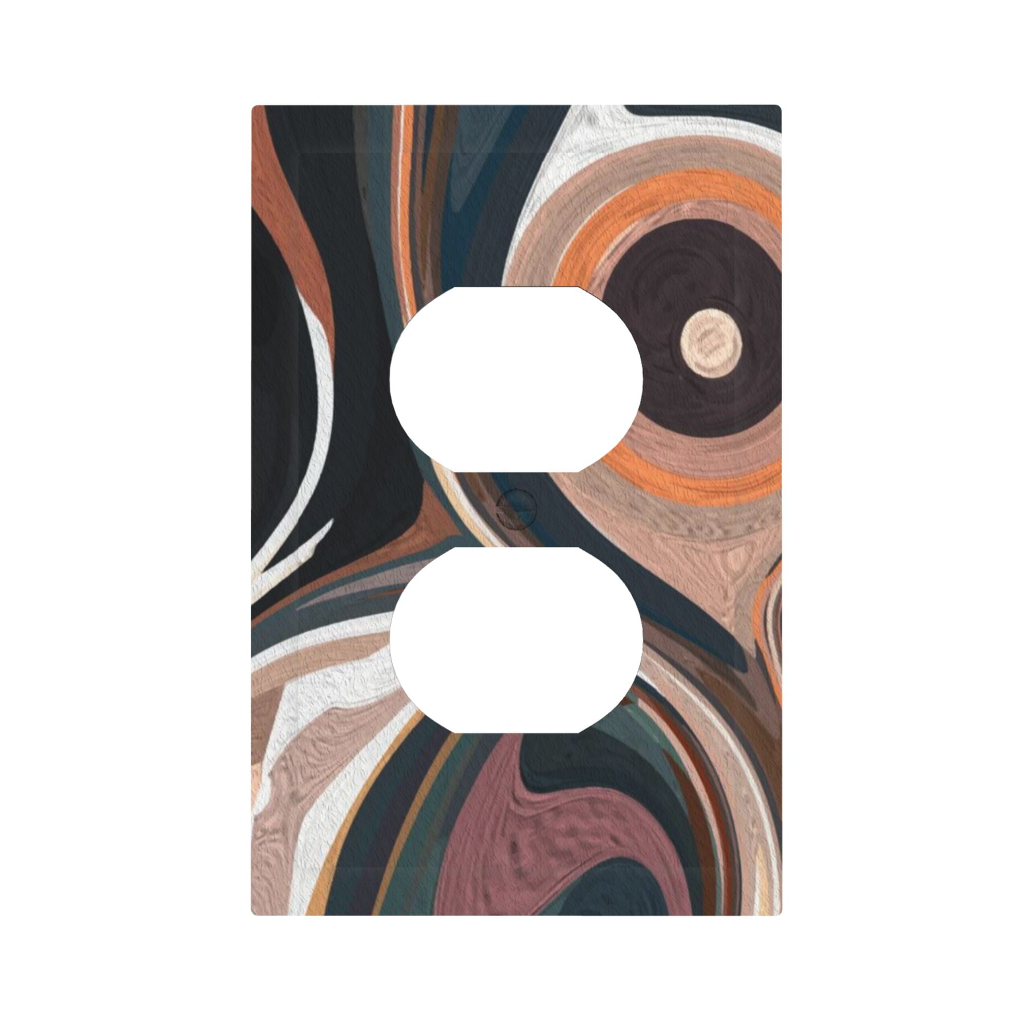 ZICANCN Outlet Covers Wall Plate, Splash Blue Ink Abstract Paint Light ...