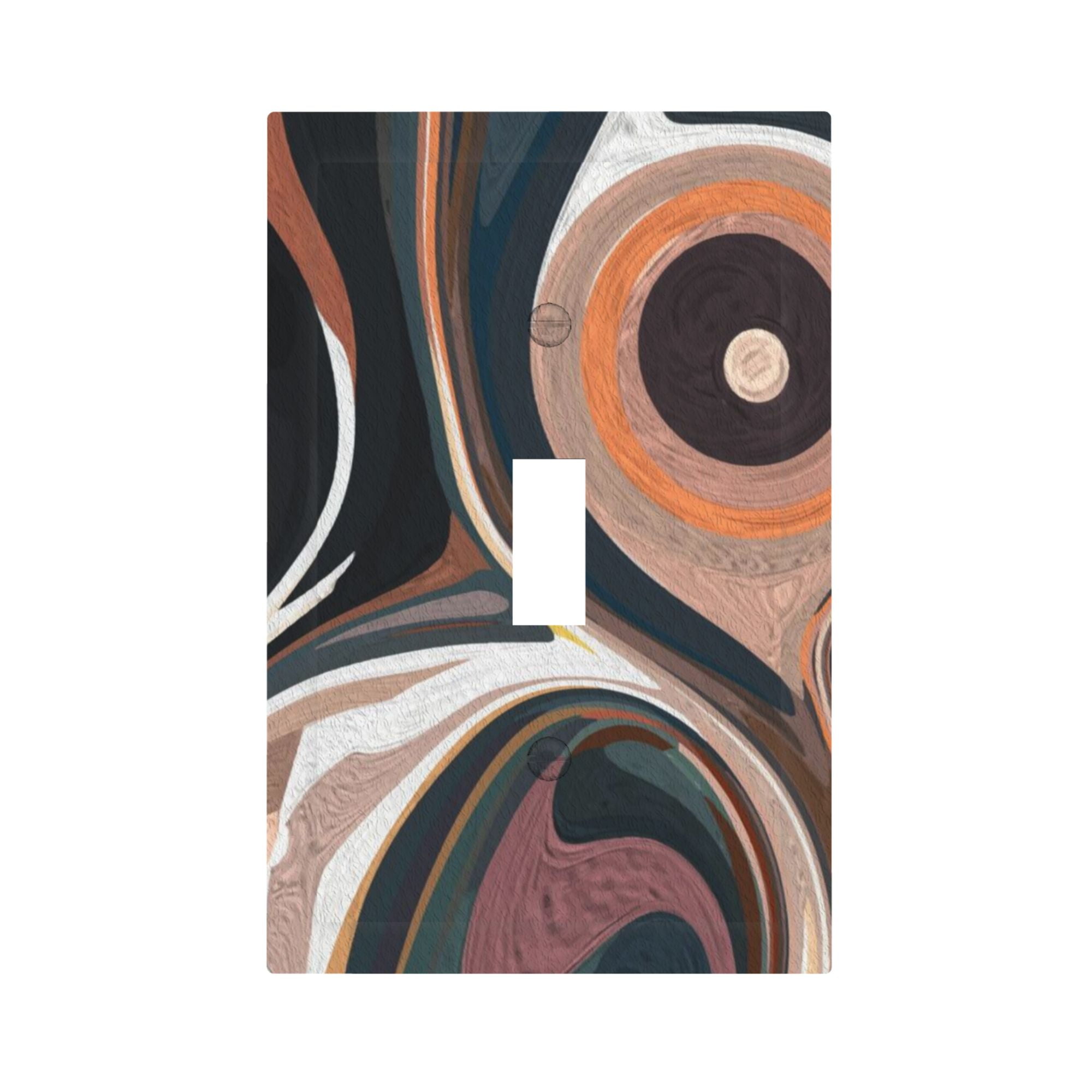 ZICANCN Outlet Covers Wall Plate, Splash Blue Ink Abstract Paint Light ...