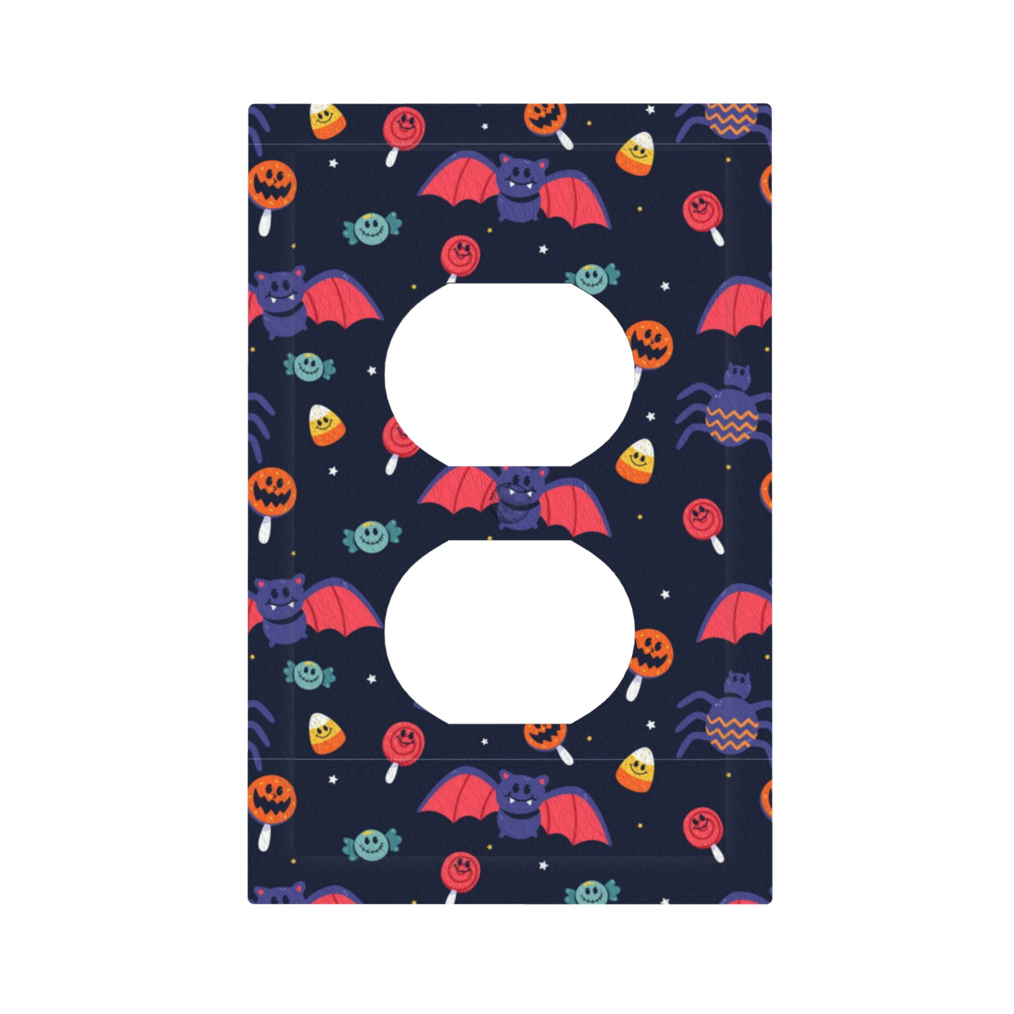 ZICANCN Outlet Covers Wall Plate, Spooky Scary Halloween Eve Light ...