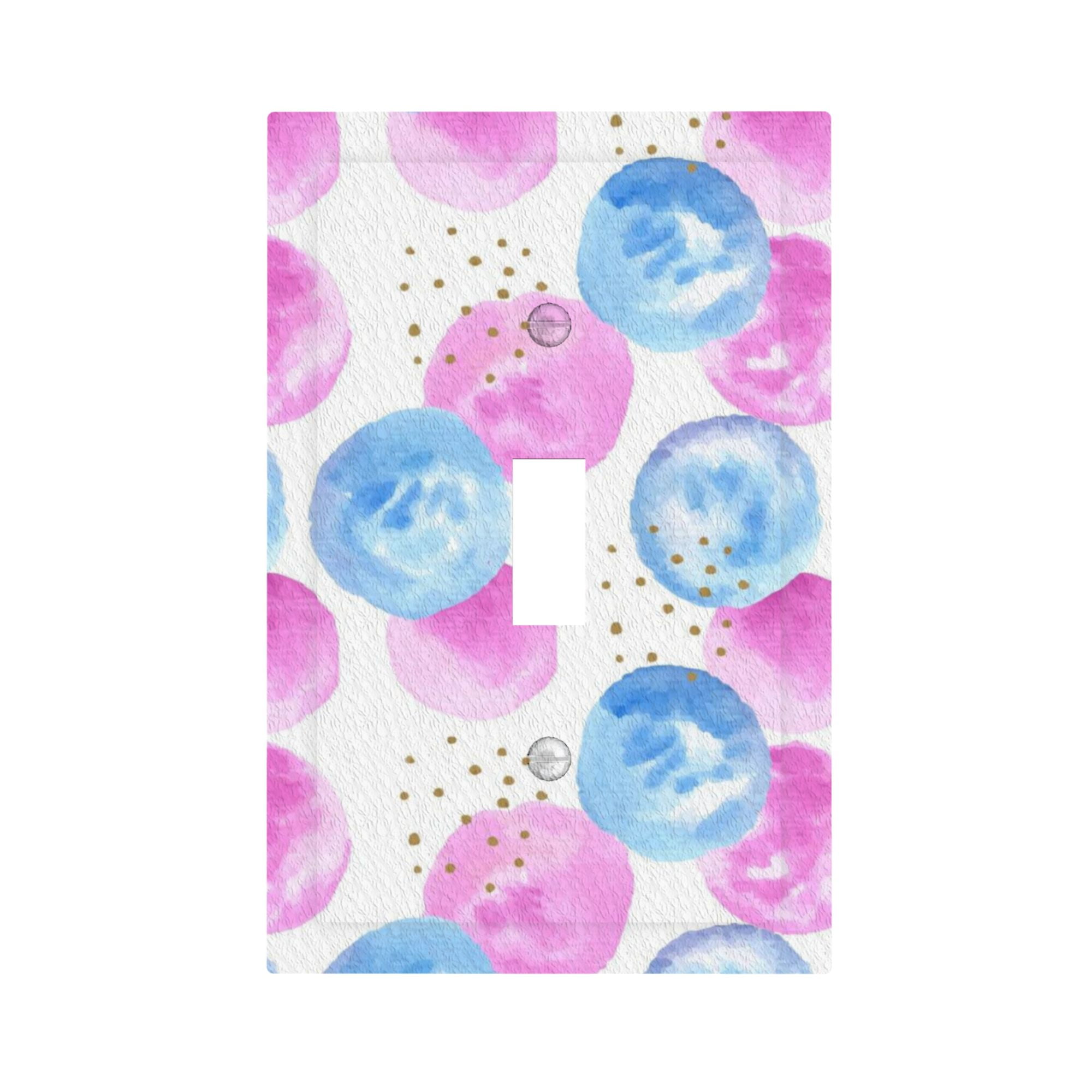ZICANCN Outlet Covers Wall Plate, Watercolor Abstract Circular Spots ...