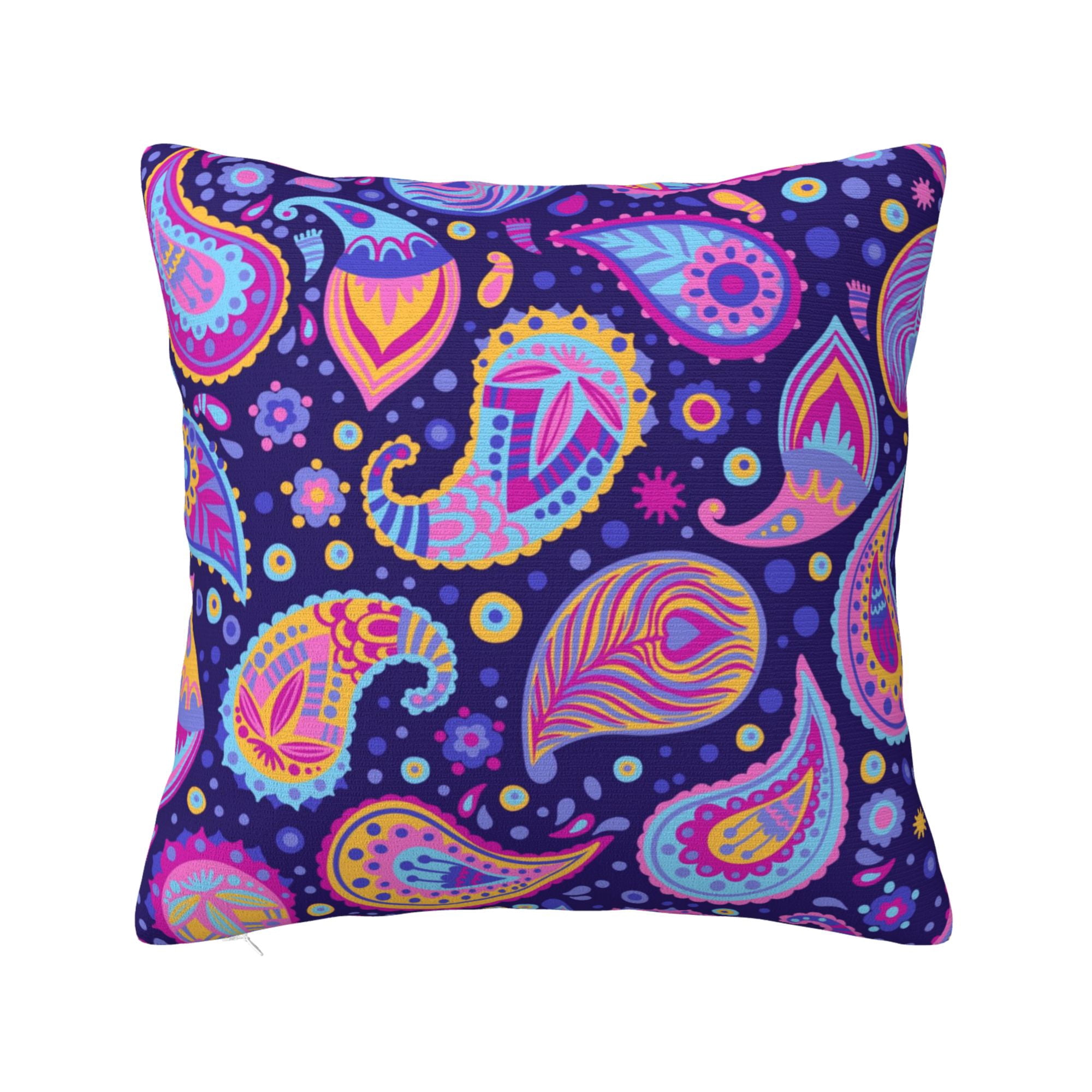 ZICANCN Paisley Texture Minimal Decor Throw Pillow Covers, Bed Couch ...