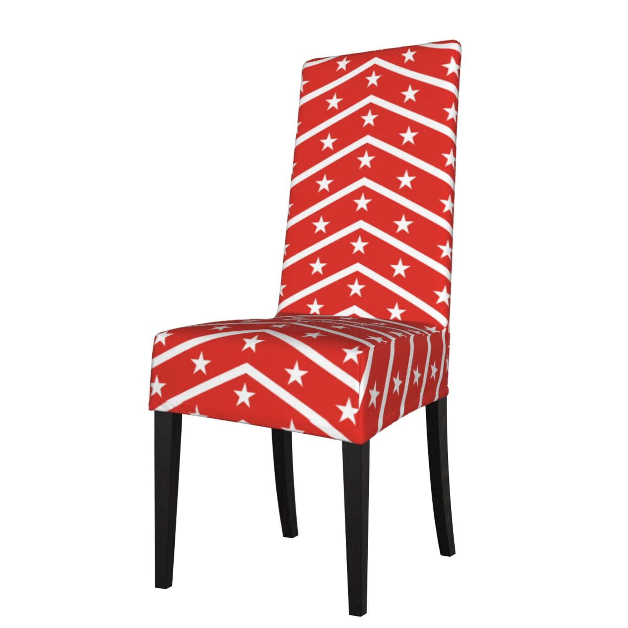 ZICANCN Patriotic Red Stars Chair Protectors Seat Covers , Dining Chair ...