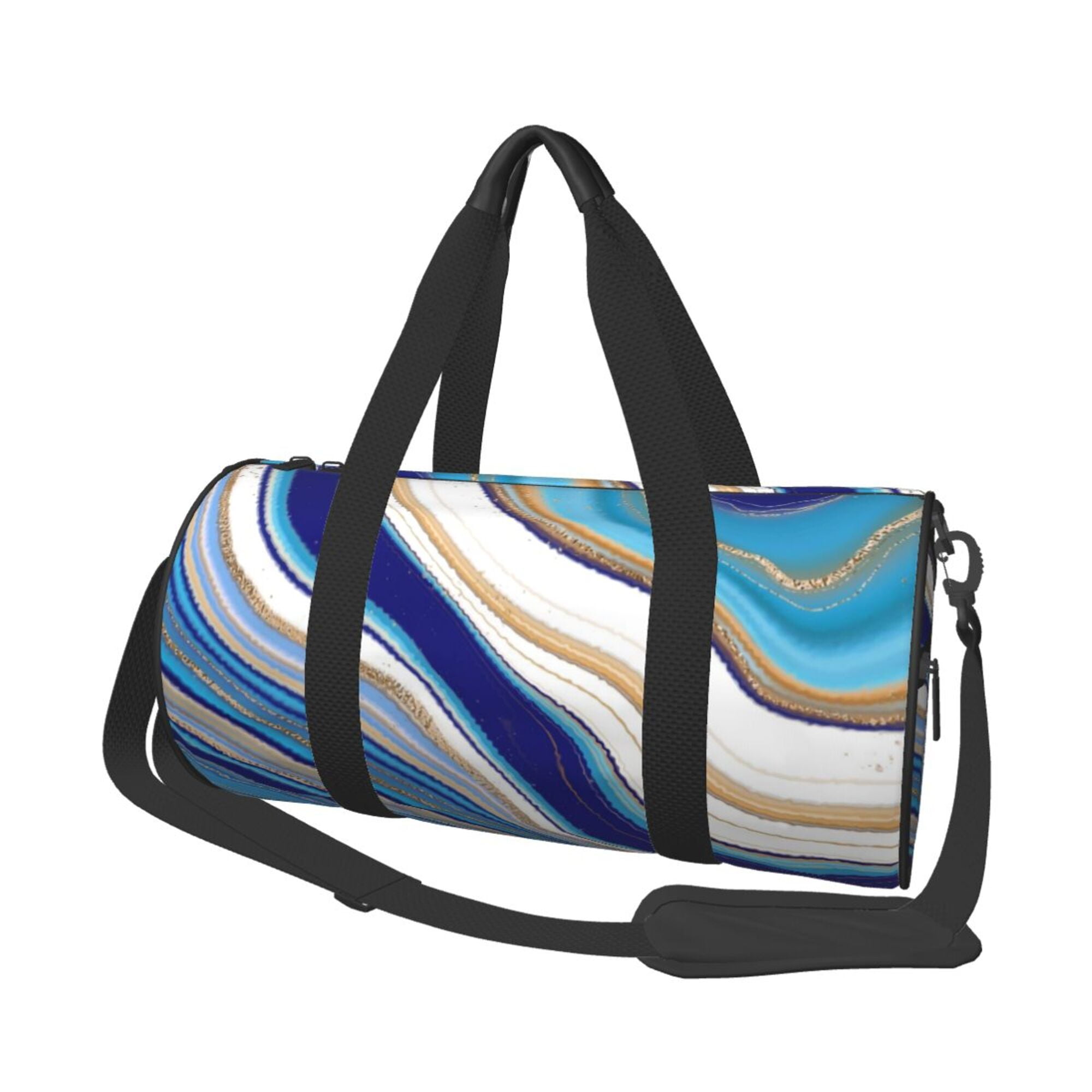ZICANCN Realistic Agate Gradient Agate Travel Duffle Bag, Sports Tote ...