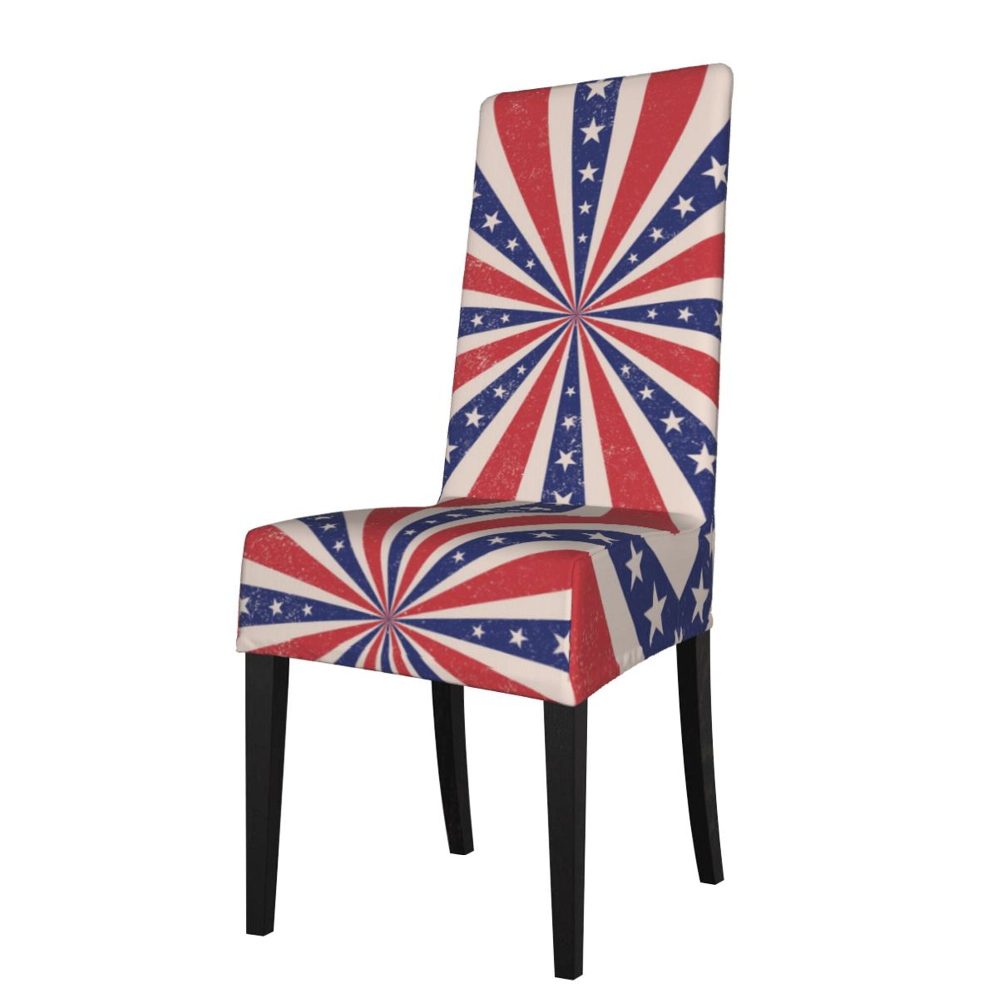ZICANCN Retro Burst Stars Patriotic Chair Protectors Seat Covers ...