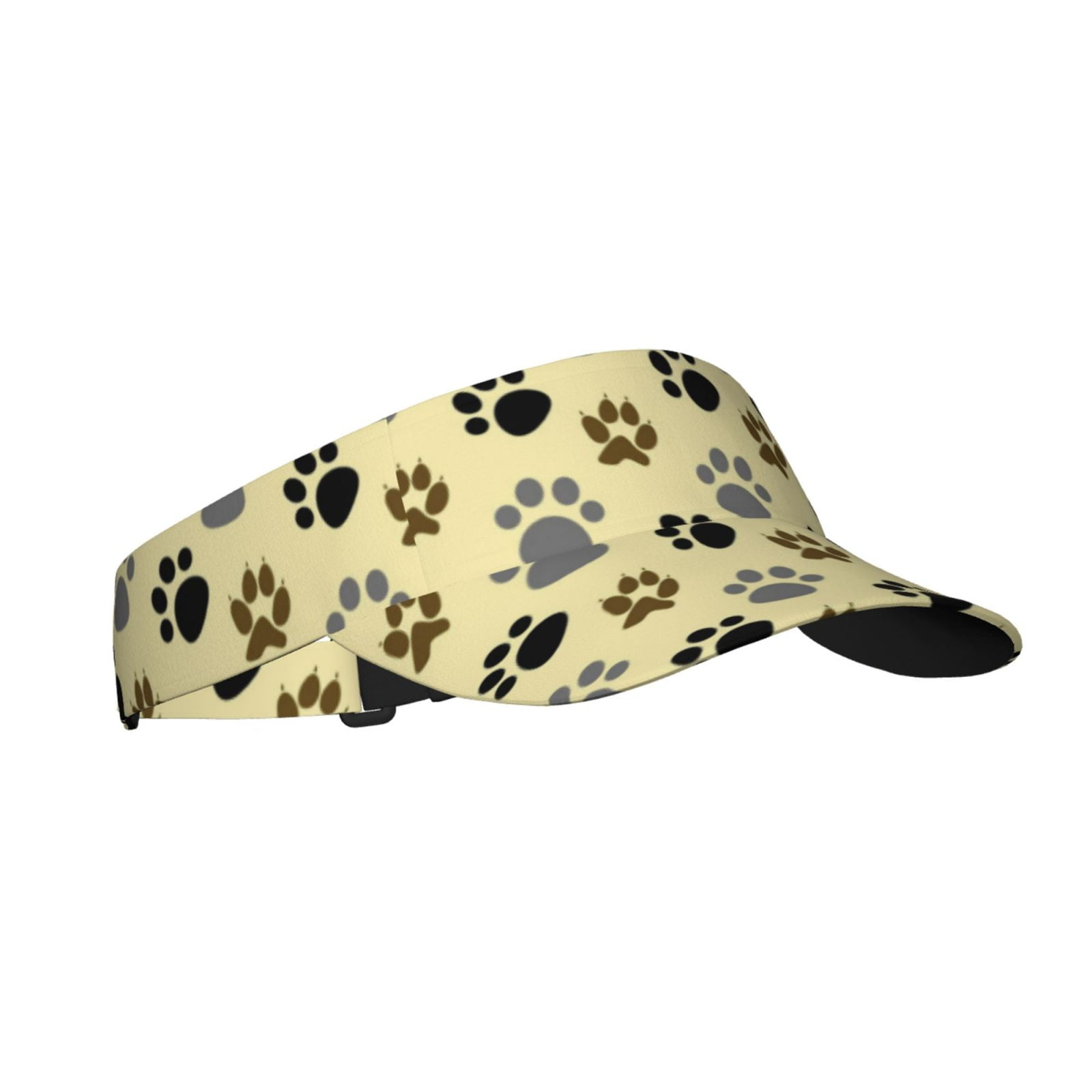 ZICANCN Sun Visors Hat for Women and Men, Animal Paw Prints Cartoon ...
