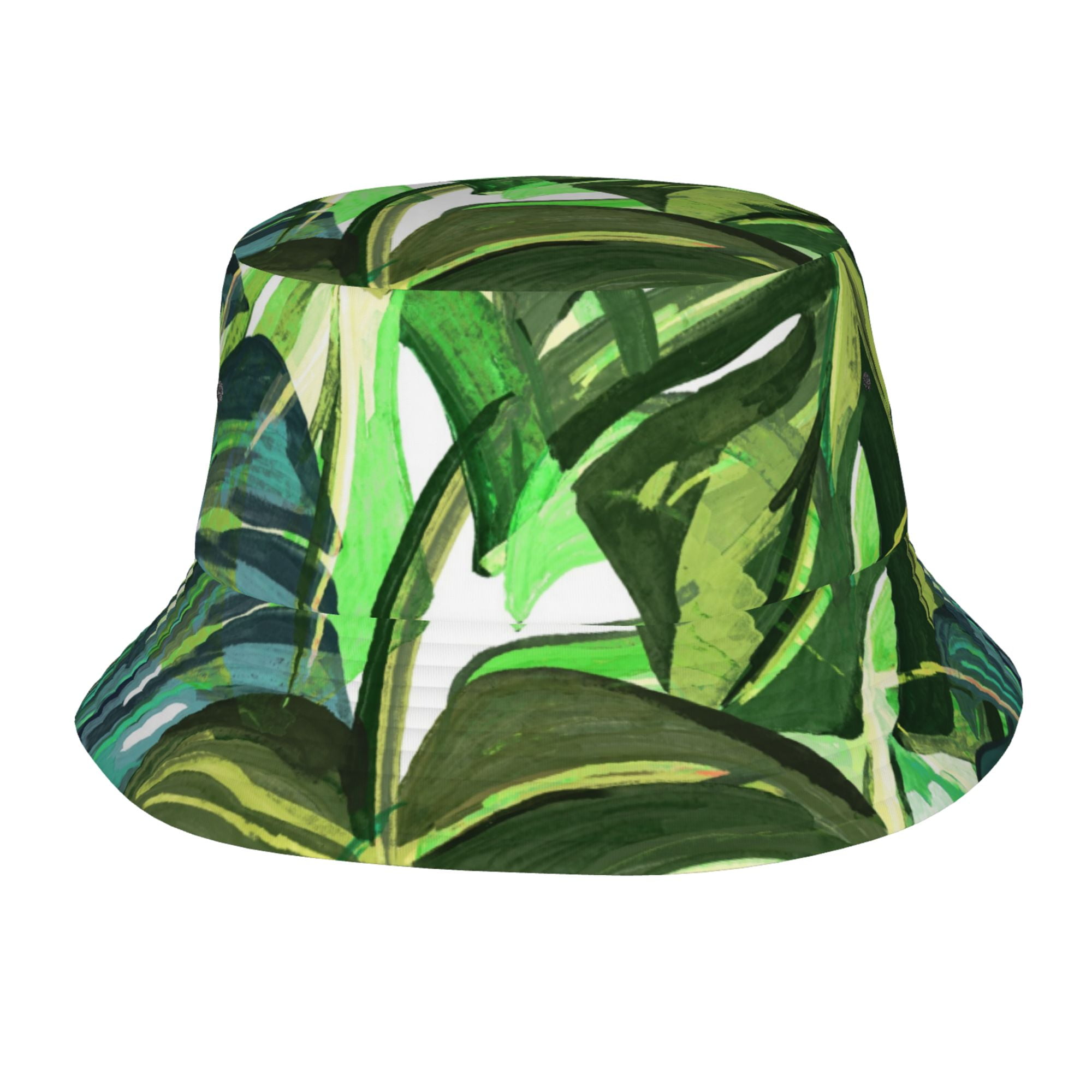 ZICANCN Tropical Monstera Leaf Watercolor Bucket Hat , Unisex Print ...