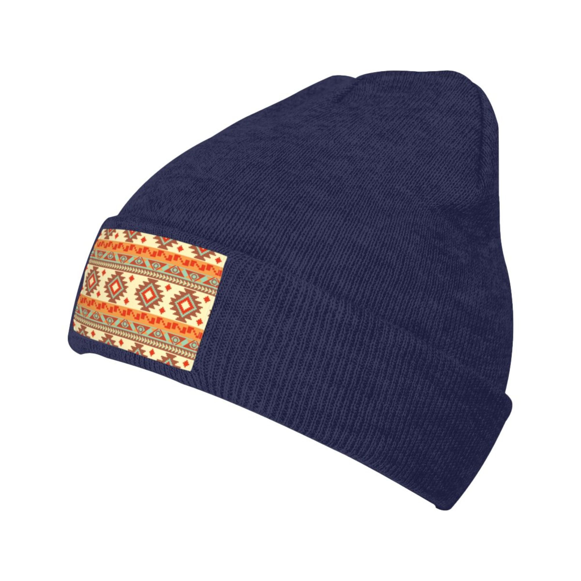 ZICANCN Vintage Southwestern Native Aztec Style Knit Beanie Hat, Winter ...