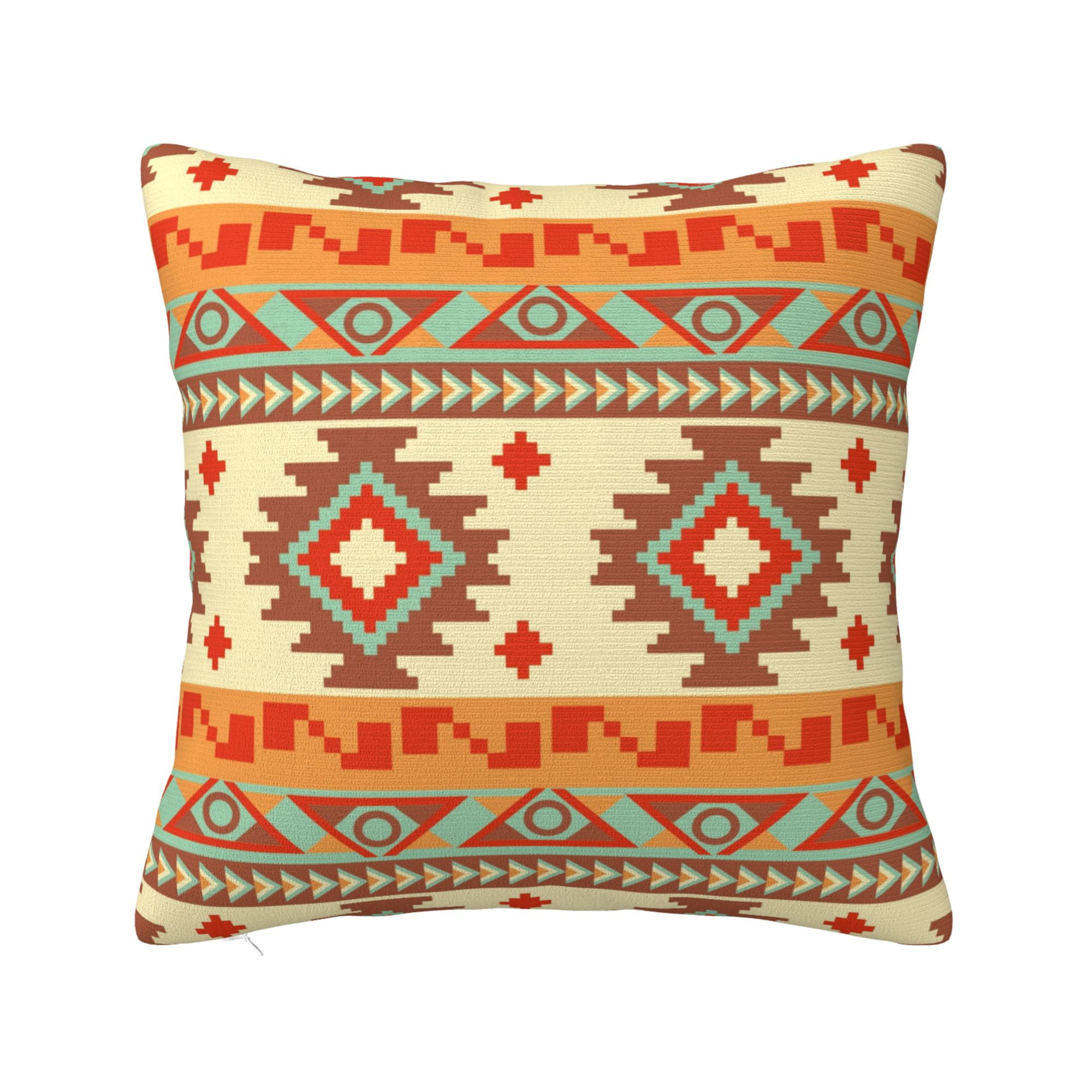 ZICANCN Vintage Southwestern Native Aztec Style Throw Pillow Covers ...