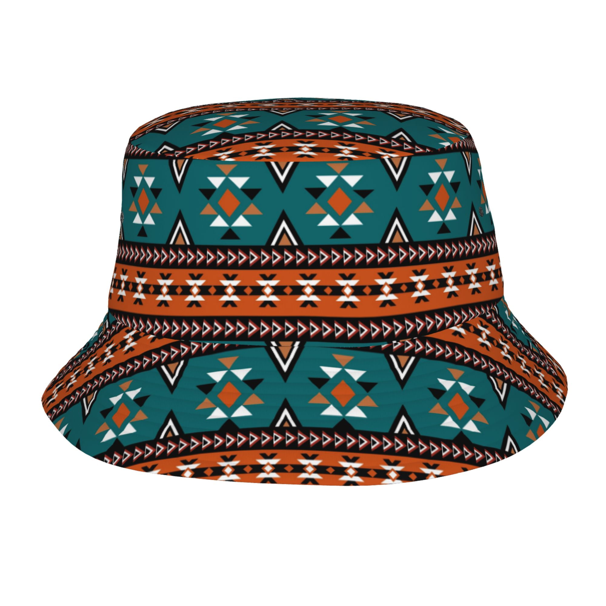 ZICANCN Vintage Southwestern Tradition Stripes Bucket Hat , Unisex ...