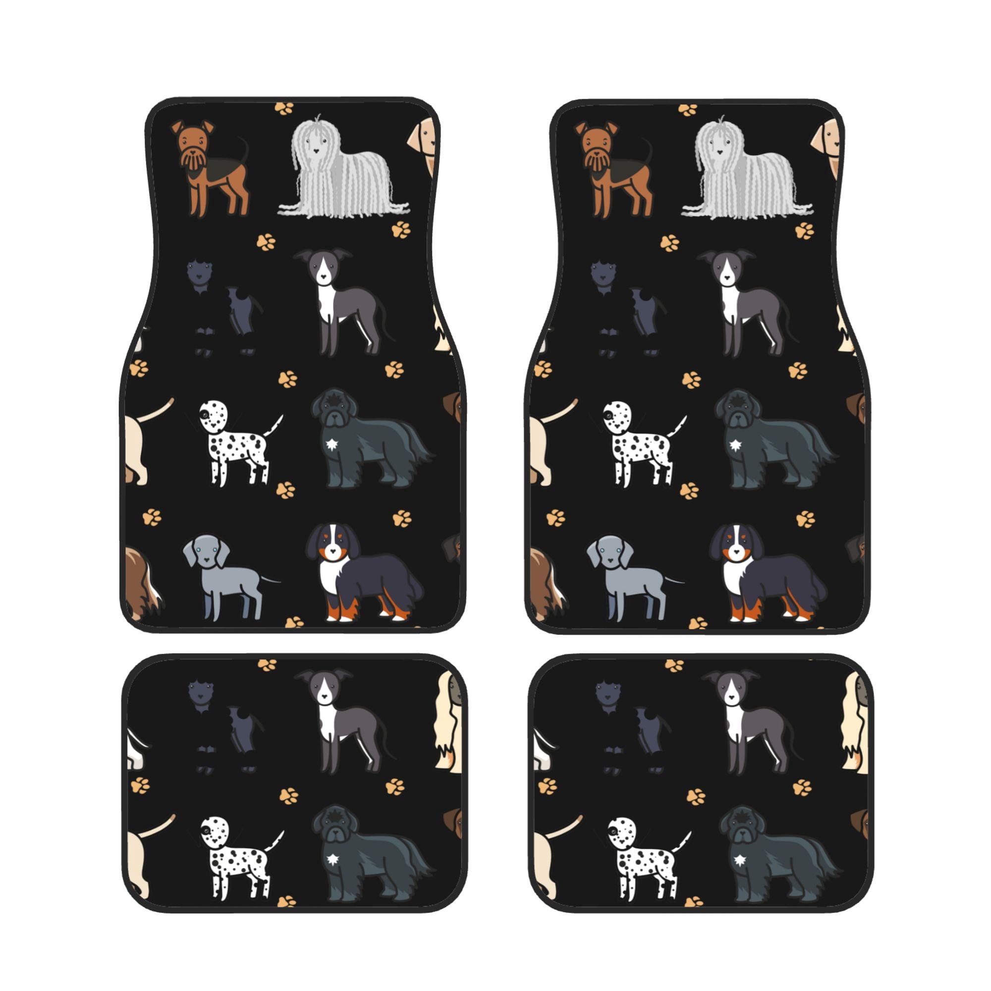 ZICANCN Waterproof Car Floor Mats Full Set, Cartoon Puppy Automotive ...