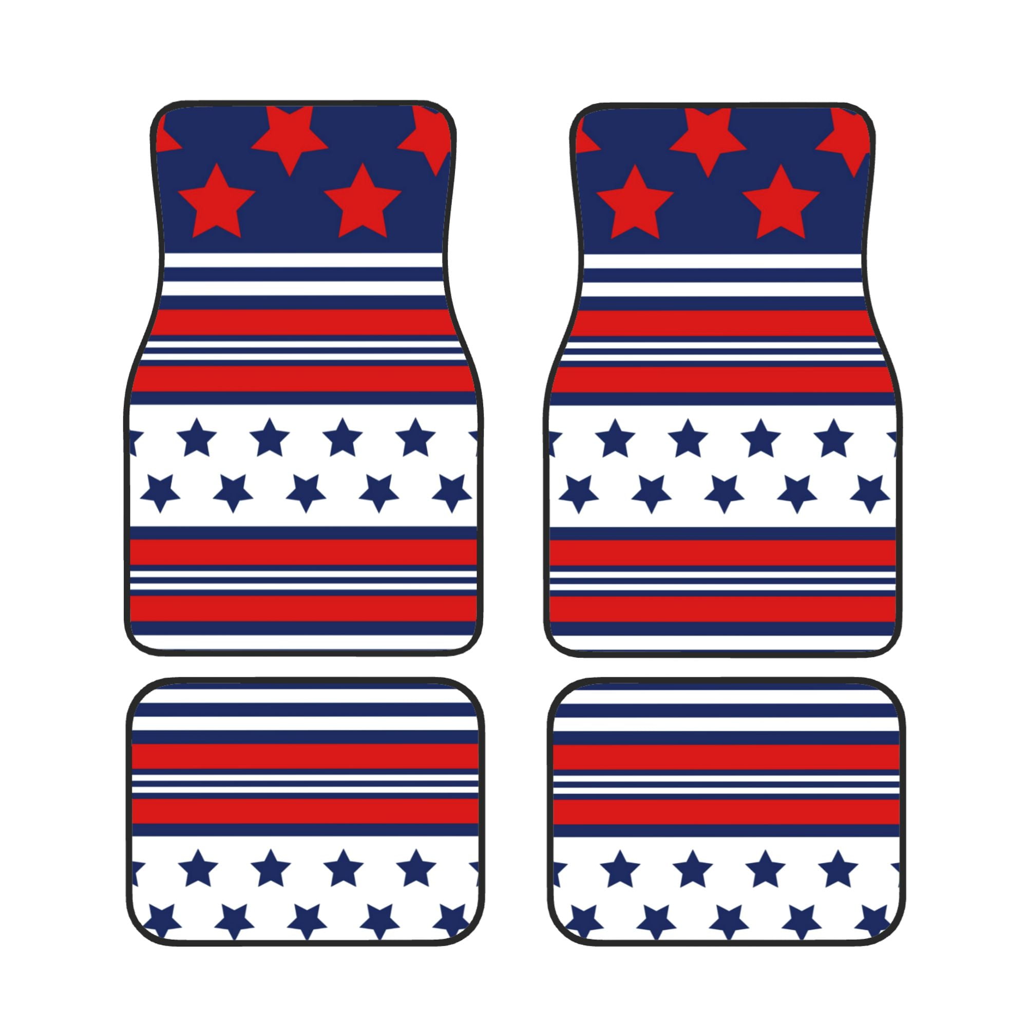 ZICANCN Waterproof Car Floor Mats Full Set, Texture Abstrac Line Modern ...