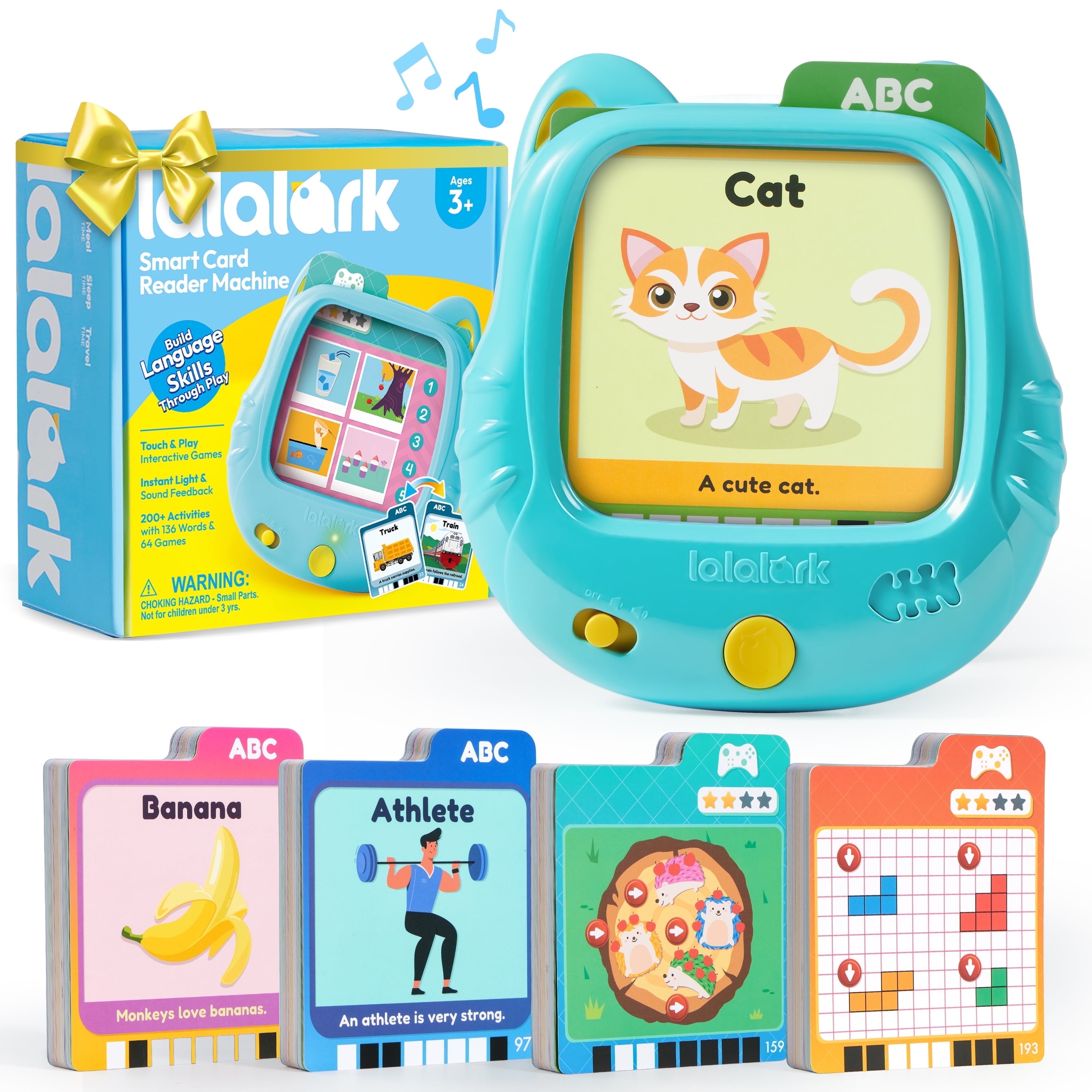 lalalark Talking Flash Cards,Kids Learning Toys,Educational Interactive ...