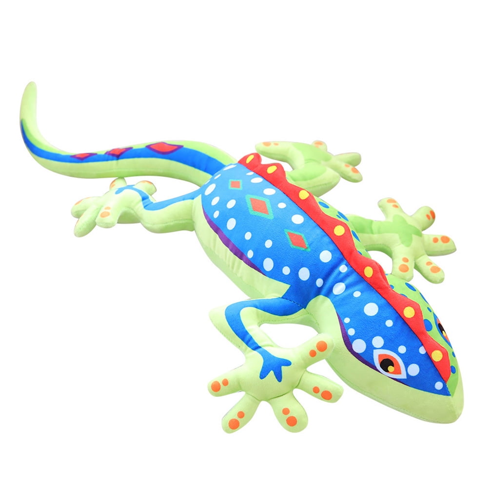 ZIG 3D Stuffed Gecko Lizard Soft Plush Fluffy Doll Pillow Sleeping Toy ...