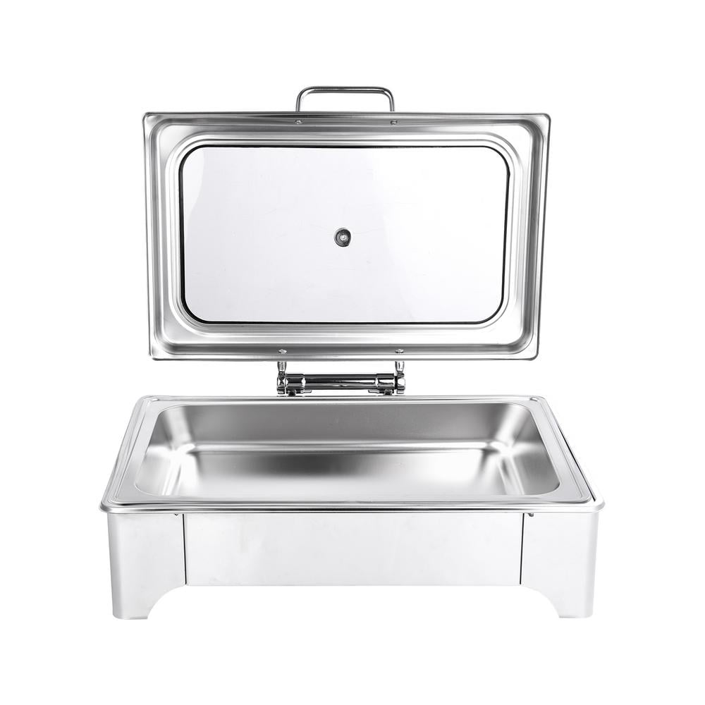 ZIHUI 400W Electric Chafing Dish, Half Size Electric Chafing Dish with ...