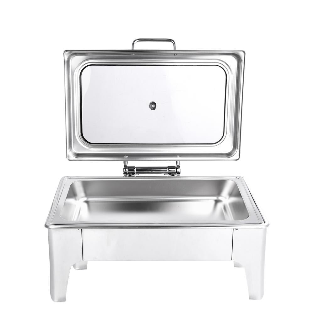 ZIHUI 400W Electric Chafing Dish, Half Size Electric Chafing Dish with ...