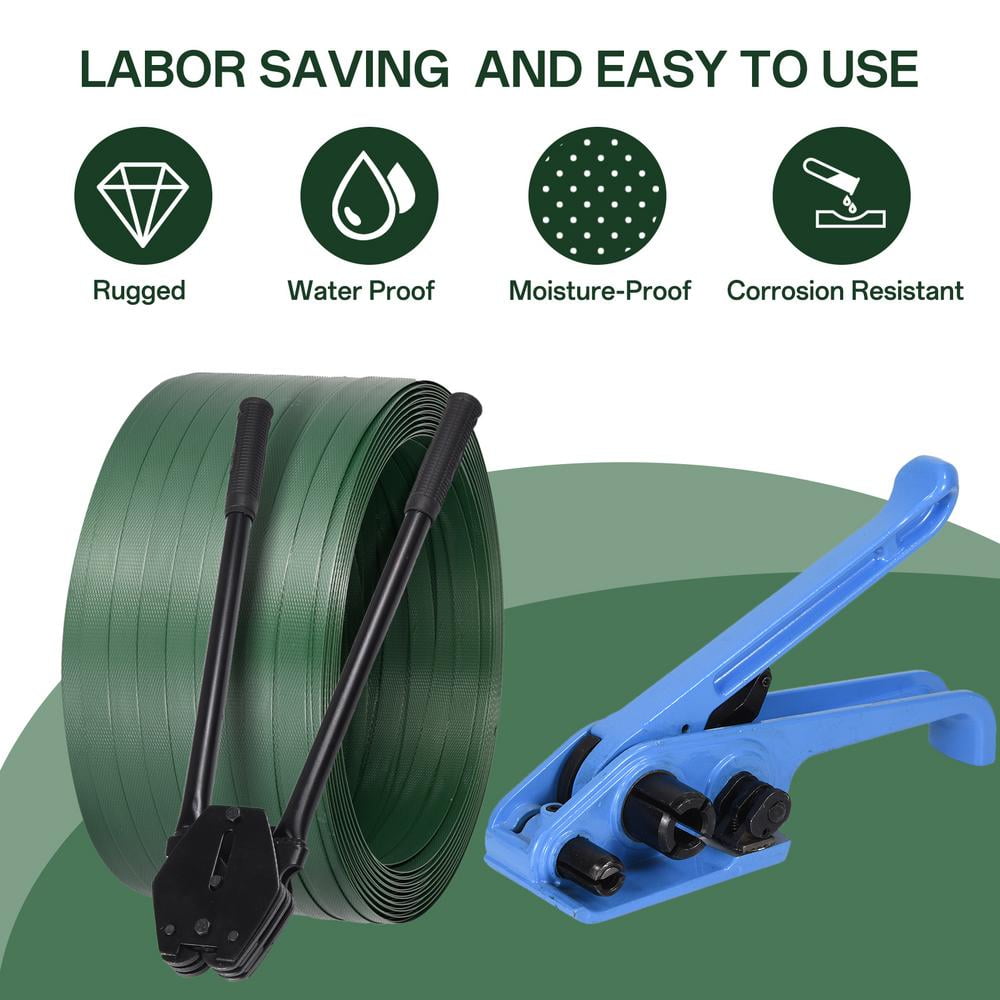 ZIHUI Banding Strapping Kit Banding Tools for Strapping Tensioner Kit ...