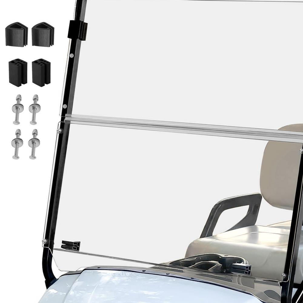 ZIHUI Club Car Windshield | Portable Golf Cart Windshield Replacement ...