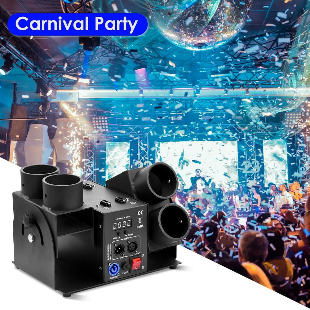 ZIHUI Confetti Machine, Professional Electric Confetti Launcher, DMX ...