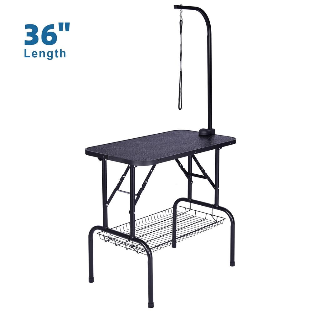 ZIHUI Dog Grooming Stand | Folding Dog Bathing Desk 36 Inch | Portable ...