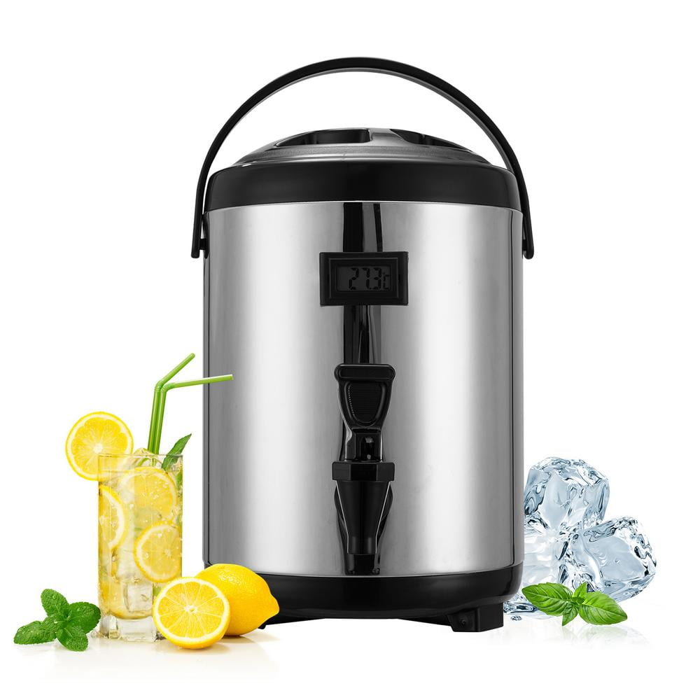 ZIHUI Hot Water Dispenser 12L Thermal Container With Spigot Stainless ...