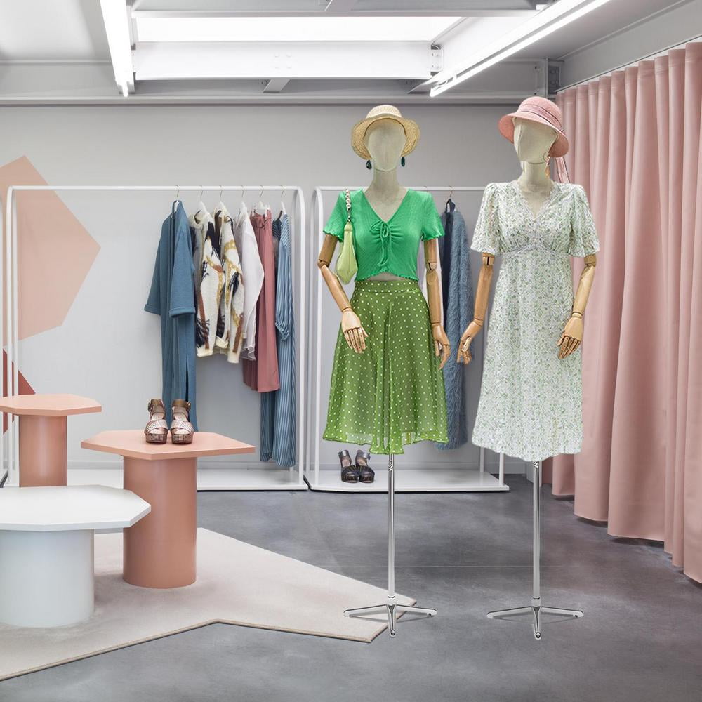 ZIHUI Mannequin Dress Form With Stand Linen Cotton Sewing Mannequin ...