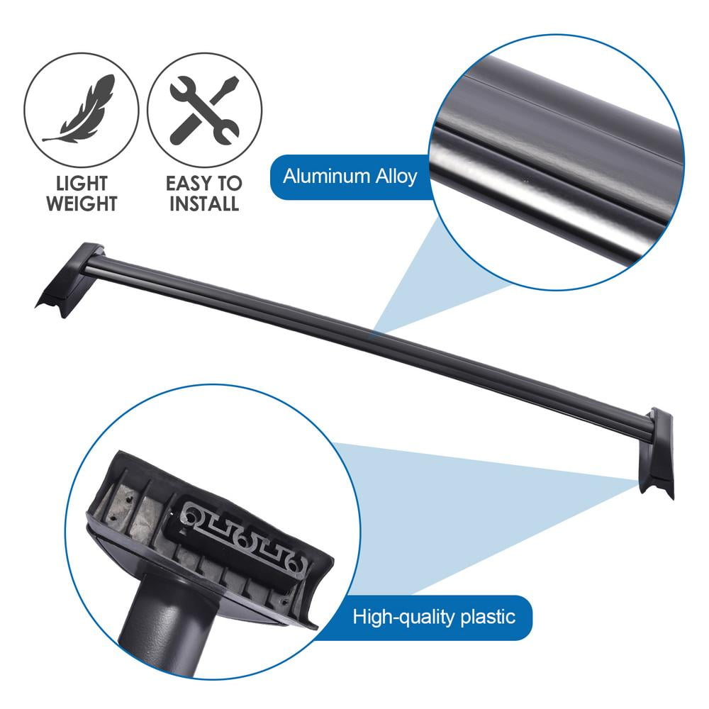 ZIHUI SUV Roof Rack Aluminum Alloy Cargo Top Rack Luggage Carrier Heavy ...