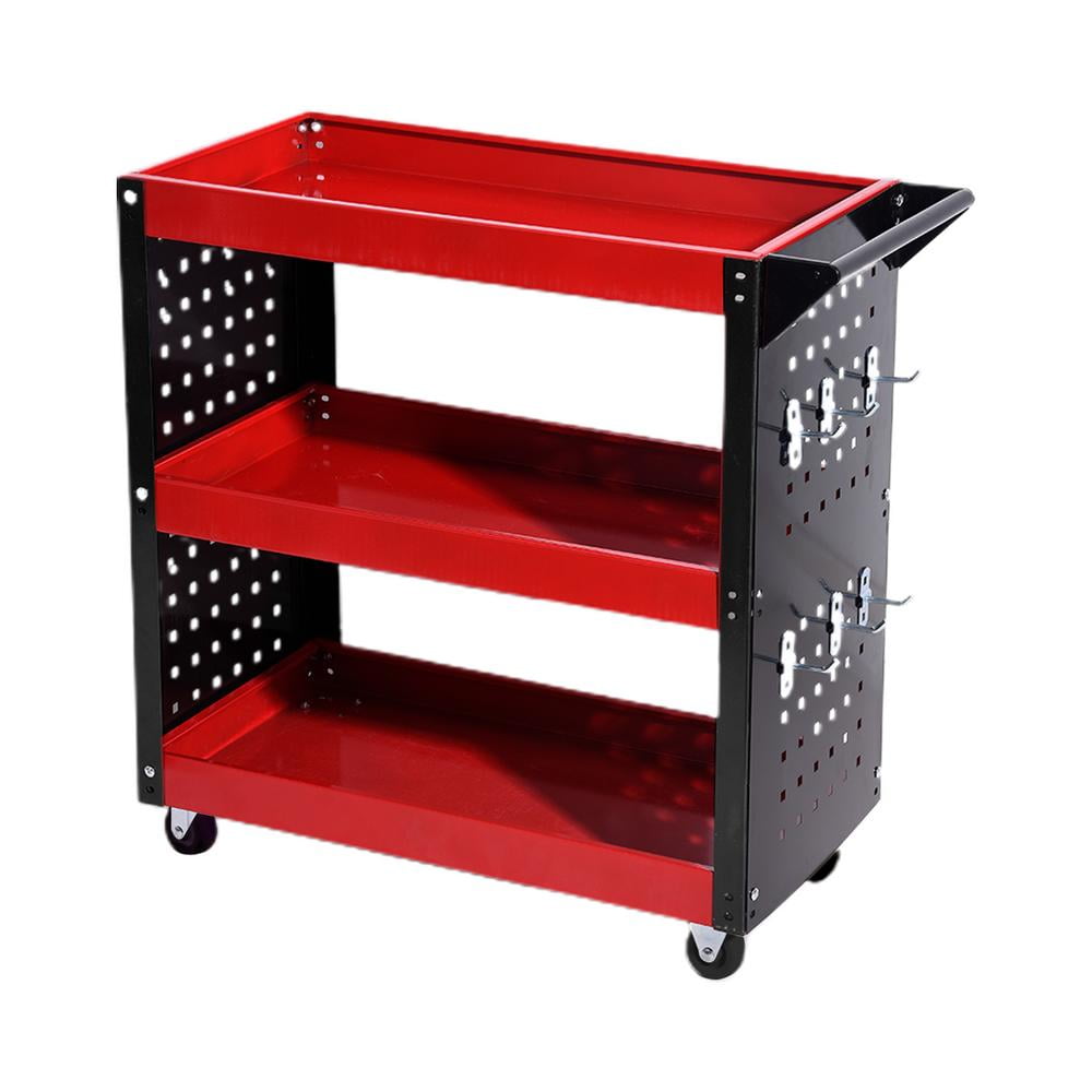 ZIHUI Tool Cart 3 Tier Mechanics Cart Power Tool Organizer Cart on ...