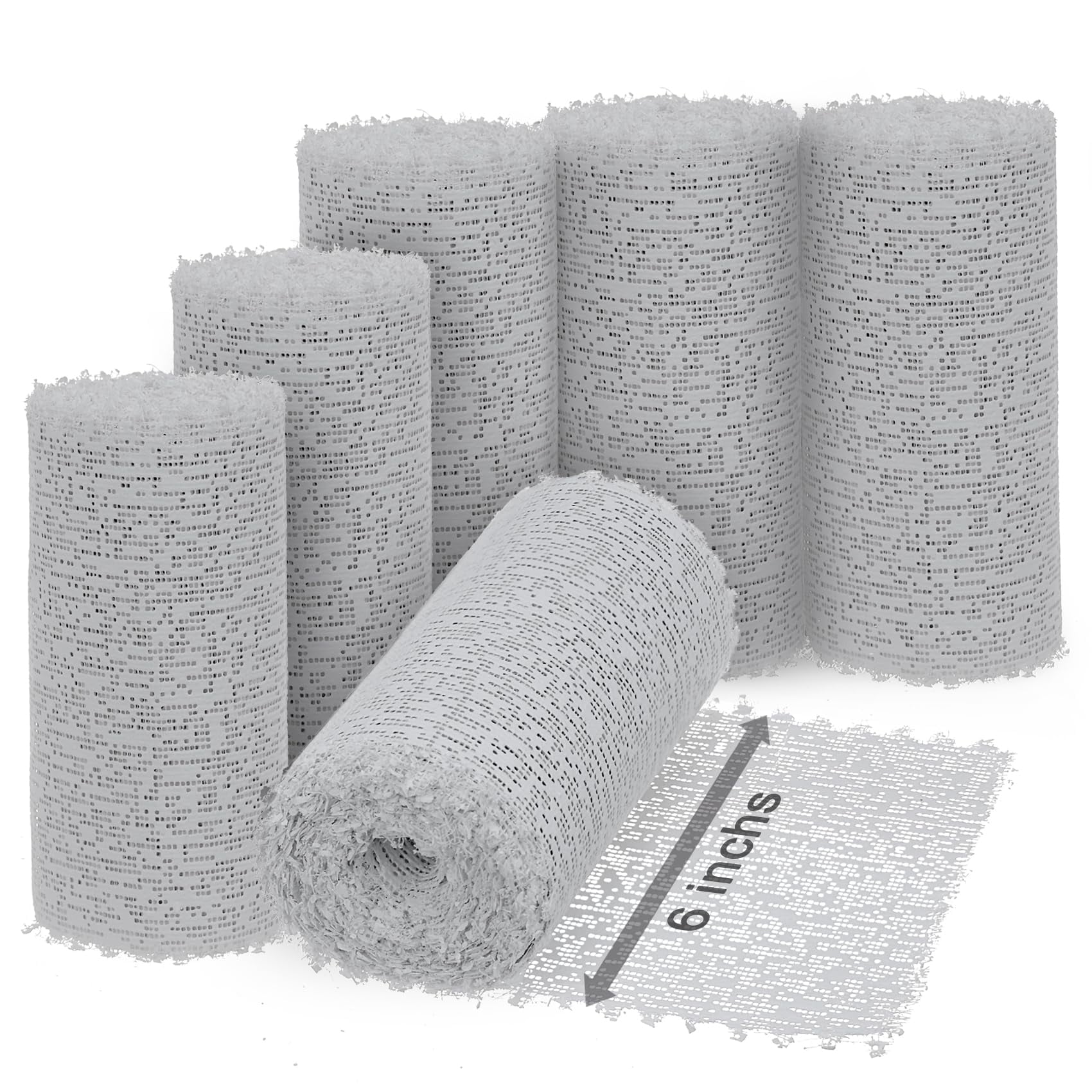 ZIIYAN 6 Pack Plaster Cloth Rolls for Hobby Crafts, Each Roll 6” x 180 ...