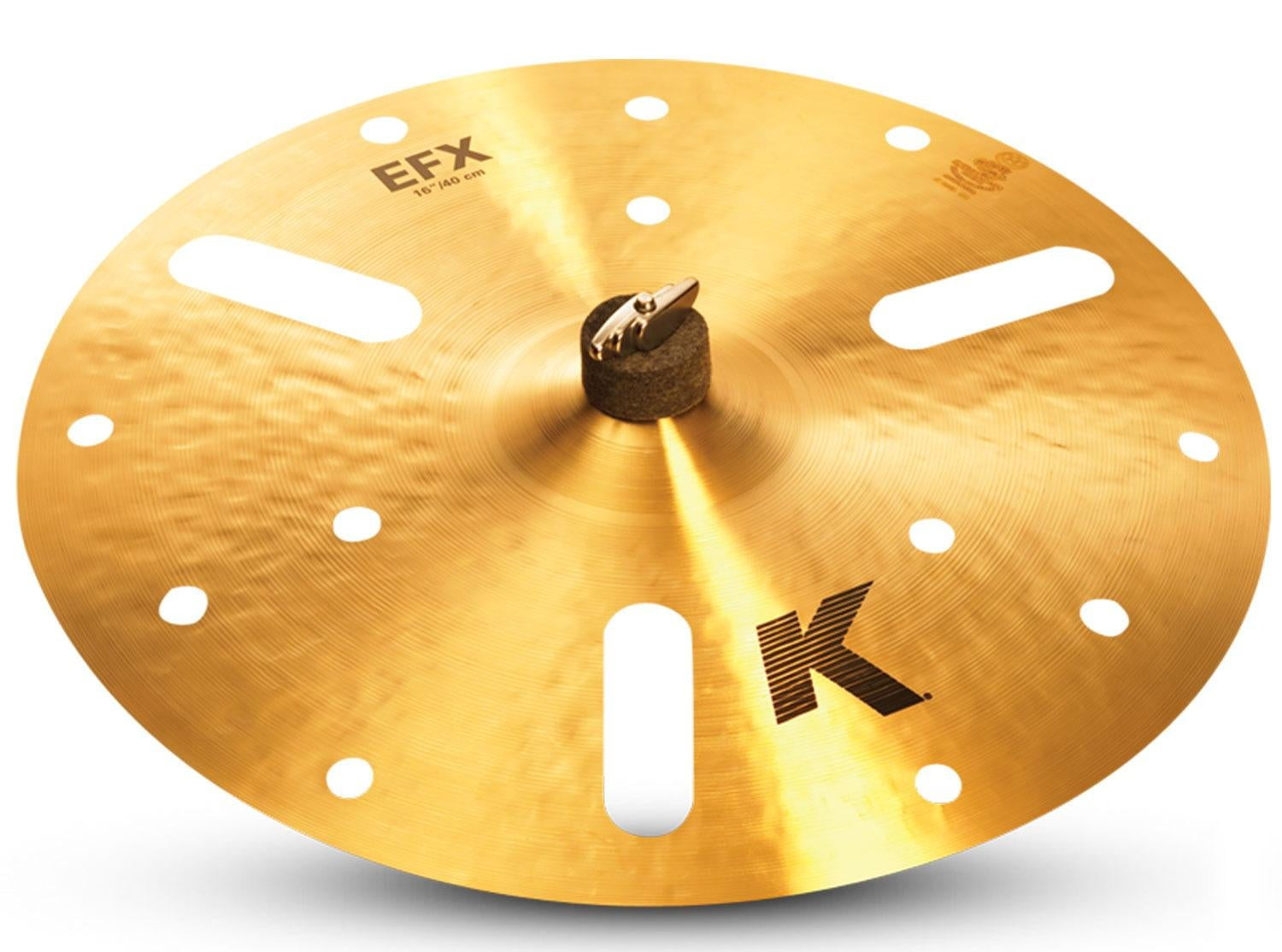 ZILDJIAN K0888 18" K EFX DRUMSET CAST BRONZE CYMBAL W/ DARK SOUND ...