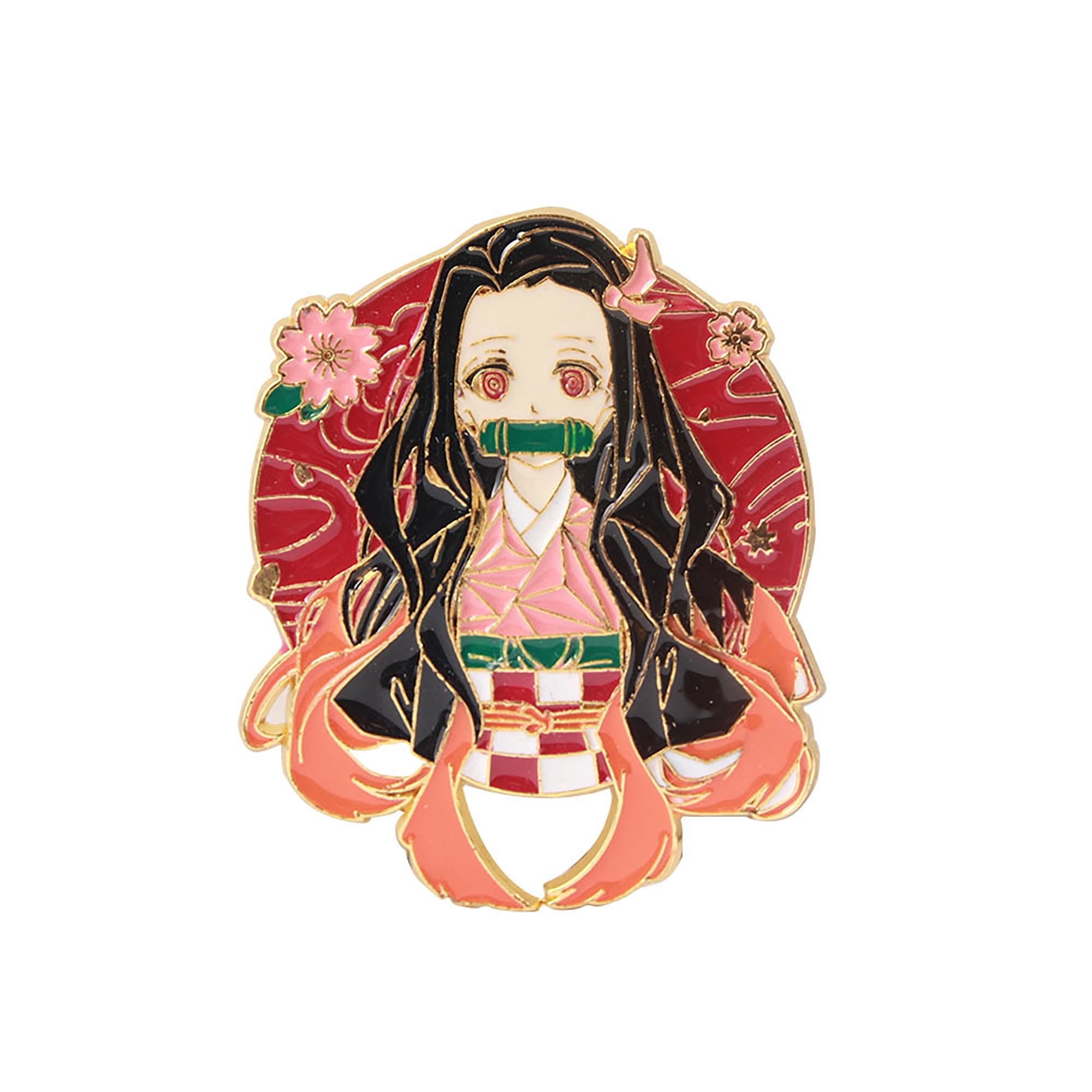 ZILEFSILK Anime Demon Slayer Cute Enamel Pin Figure Kamado Nezuko for ...