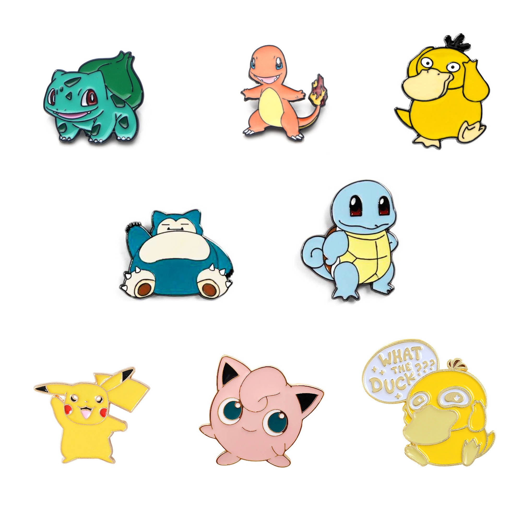 ZILEFSILK Pocket Monster Anime Enamel Pins Set Cartoon Brooch for ...
