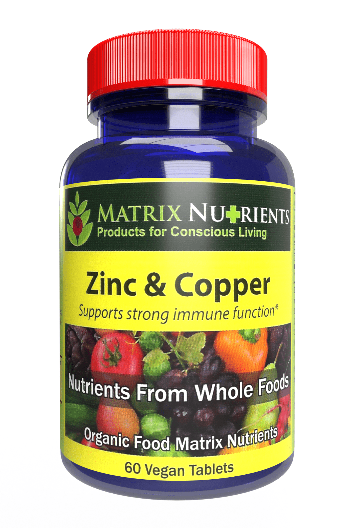 Organic Zinc & Copper Supplement - Lab Tested, Fast Absorption, Immune ...