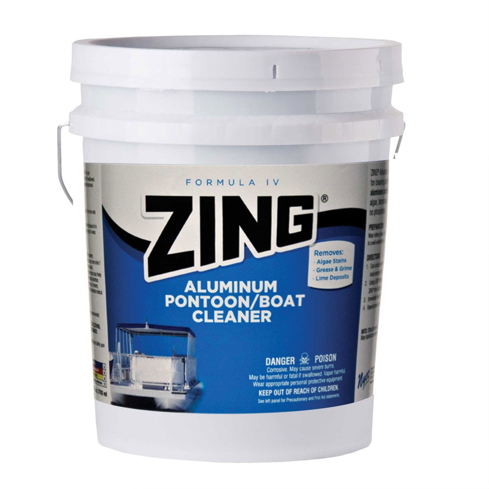 ZING 10013 Formula IV Aluminum Pontoon and Boat Cleaner - 5 Gallon ...