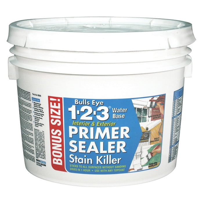 20-Pack of 2.5 gal Zinsser 02025 White Bulls Eye 1-2-3 Water-Based ...