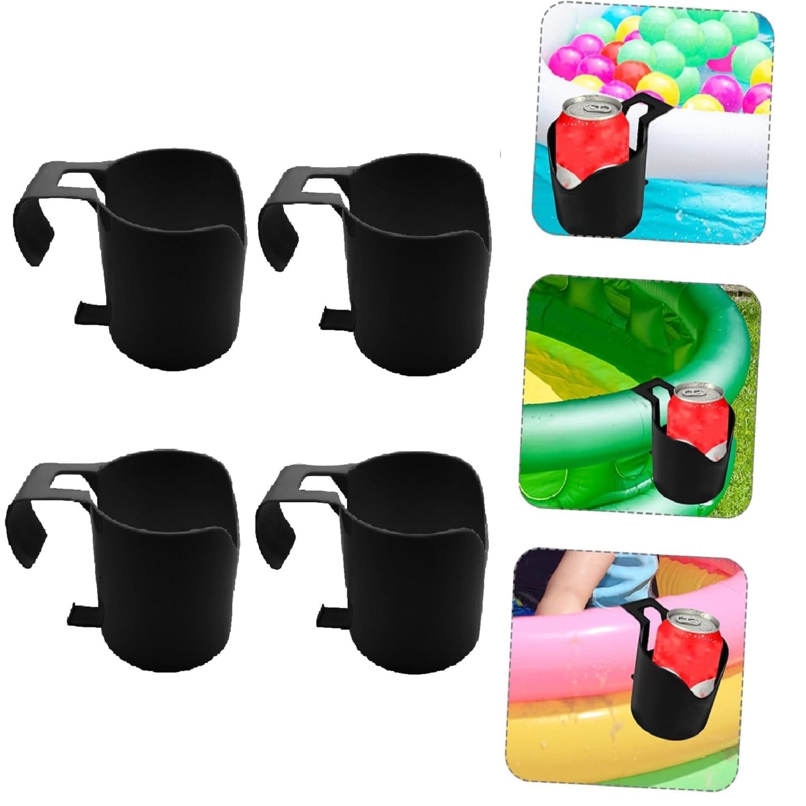 ZIOLJSD 4PC Poolside Cup Holders for Above Ground Pools Plastic ...
