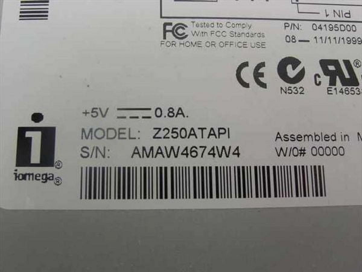 Zip drive z250atapi p/n 04195d00 atapi-250, internal - Walmart.com