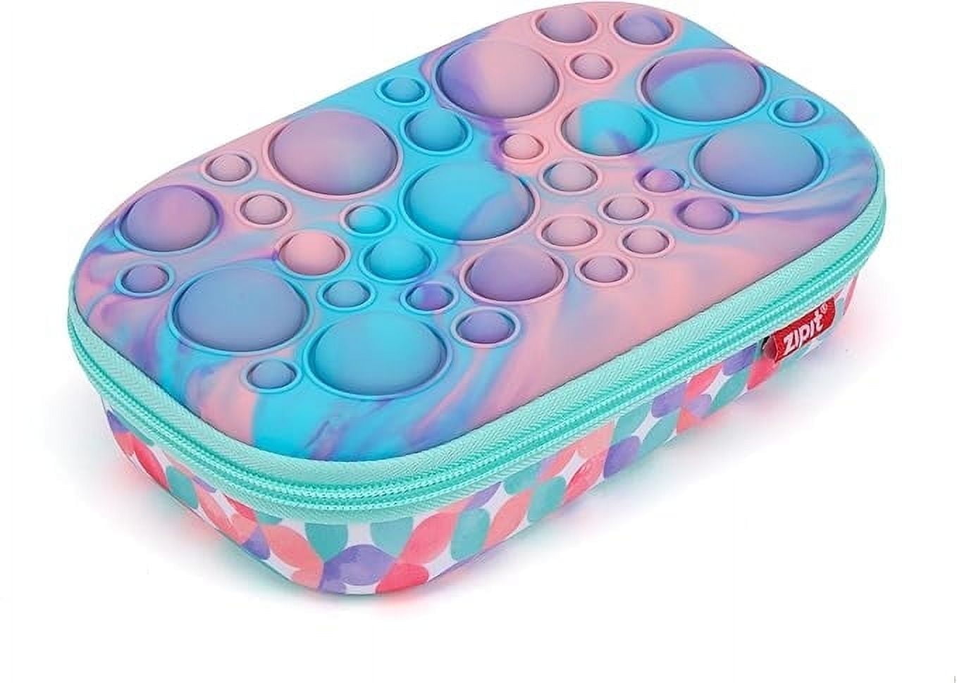 ZIPIT Bubble Pencil Box for Girls | Fidget Case | Silicon Sensory Push ...