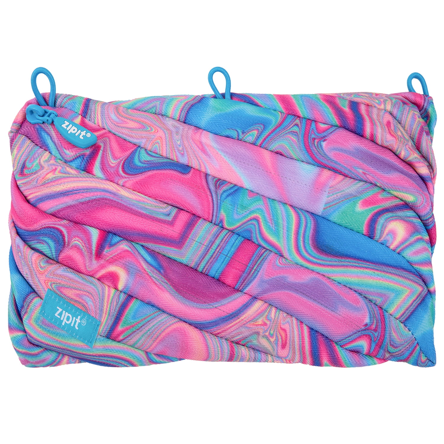 ZIPIT Colorful Pencil Case Case for Girls, Pink & Blue - Walmart.com