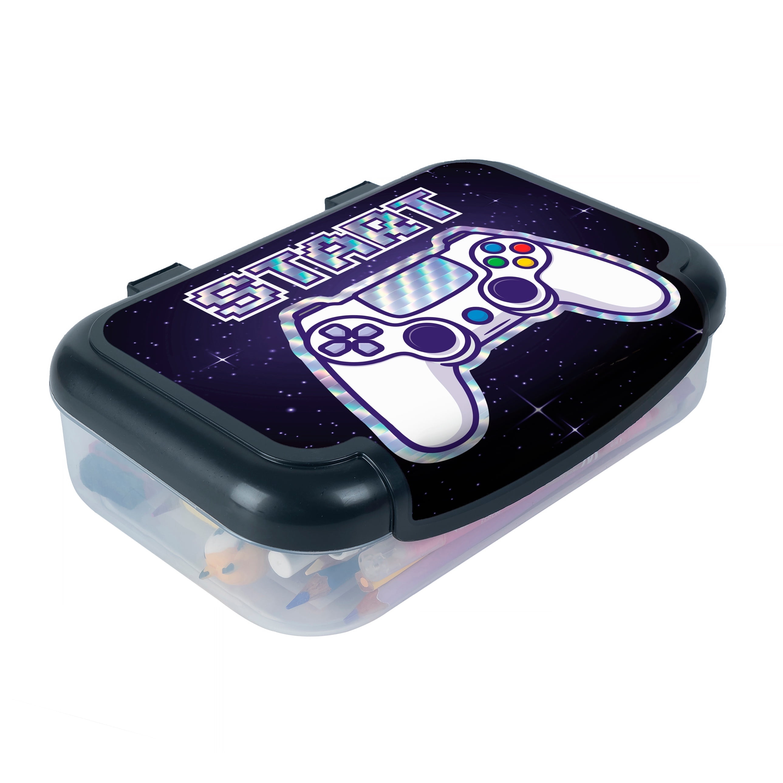 ZIPIT Creative Storage Box, Recycled Plastic, Transparent - Walmart.com