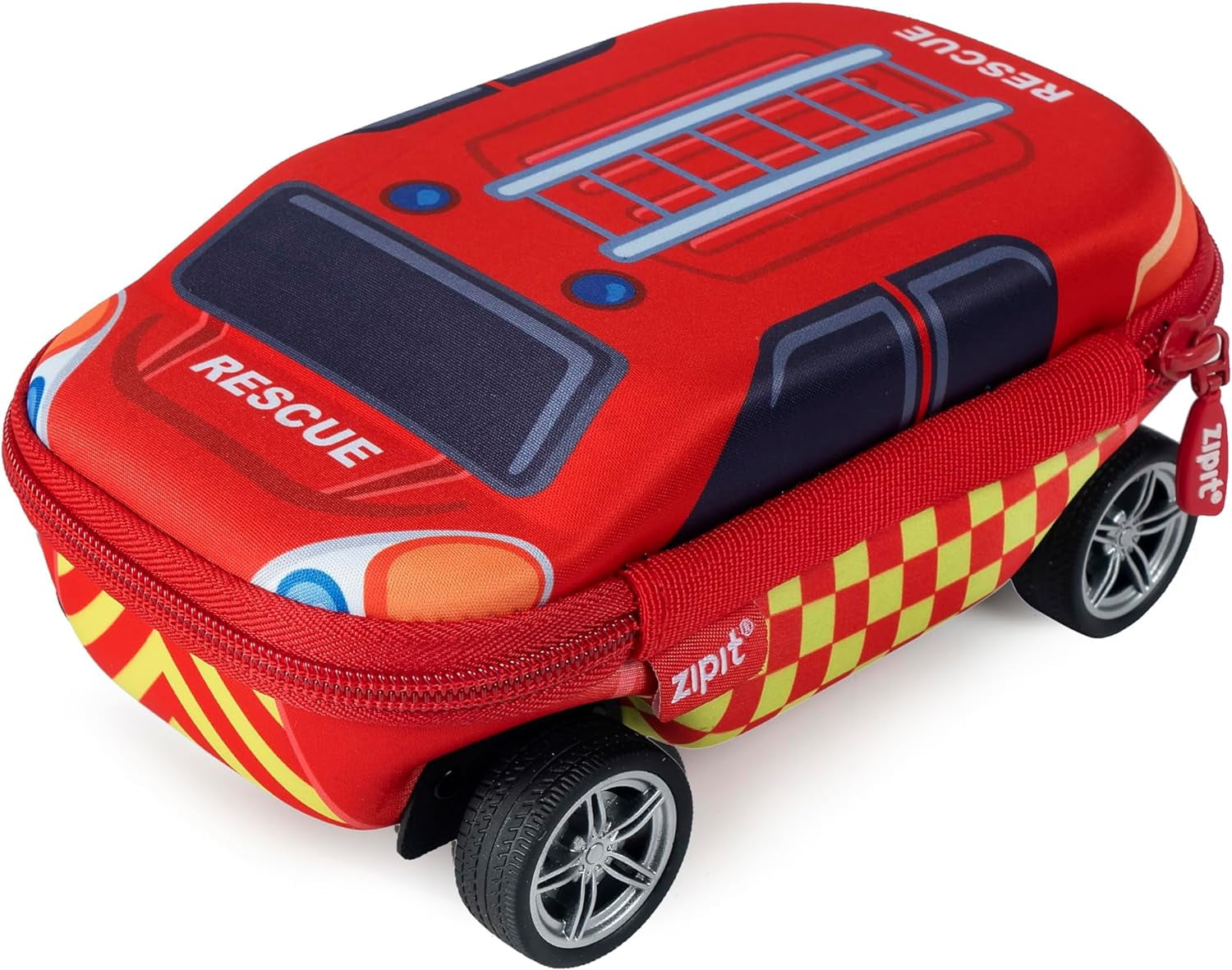 ZIPIT Fire Truck Pencil Case for Boys, Large Capacity Pencil Box for ...