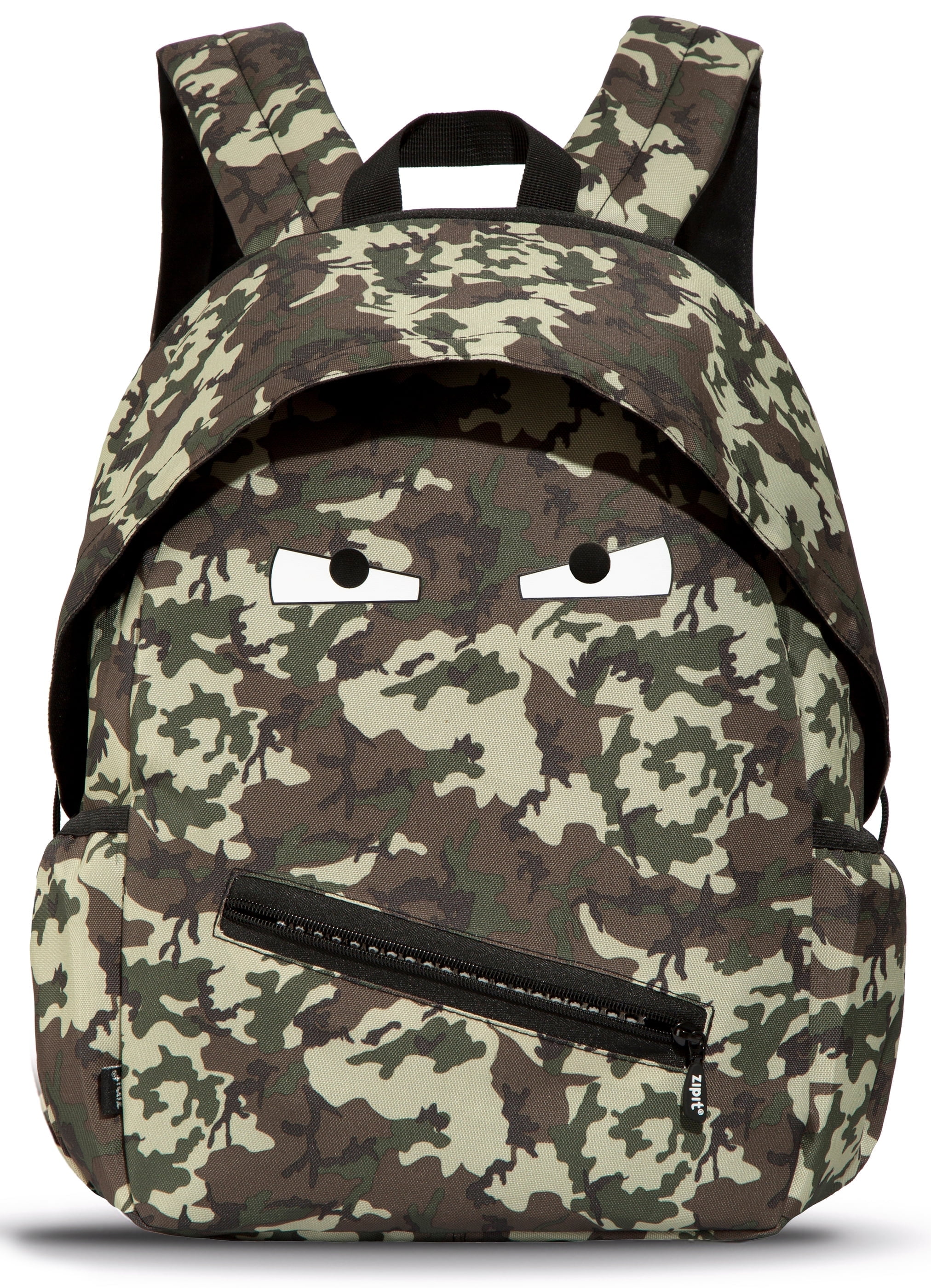 ZIPIT Grillz Backpack for Boys, Cute Book Bag for Kids Elementary School & Preschool (Camo Green ...