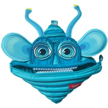 ZIPIT Metallic Pencil Case for Girls, Holds up to 30 Pens, Pouch Made ...