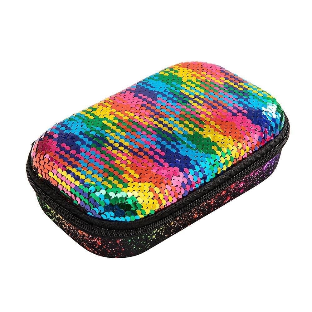 ZIPIT Sequin Pencil Box | Cute Pencil Case with Secure Zipper Closure ...