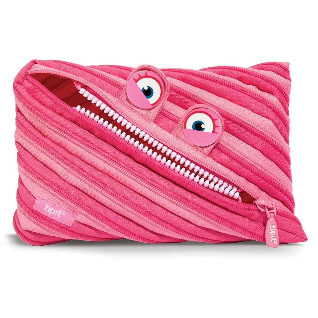 ZIPIT Wildlings Jumbo Pencil Case, Pink Pencil Pouch - Walmart.com
