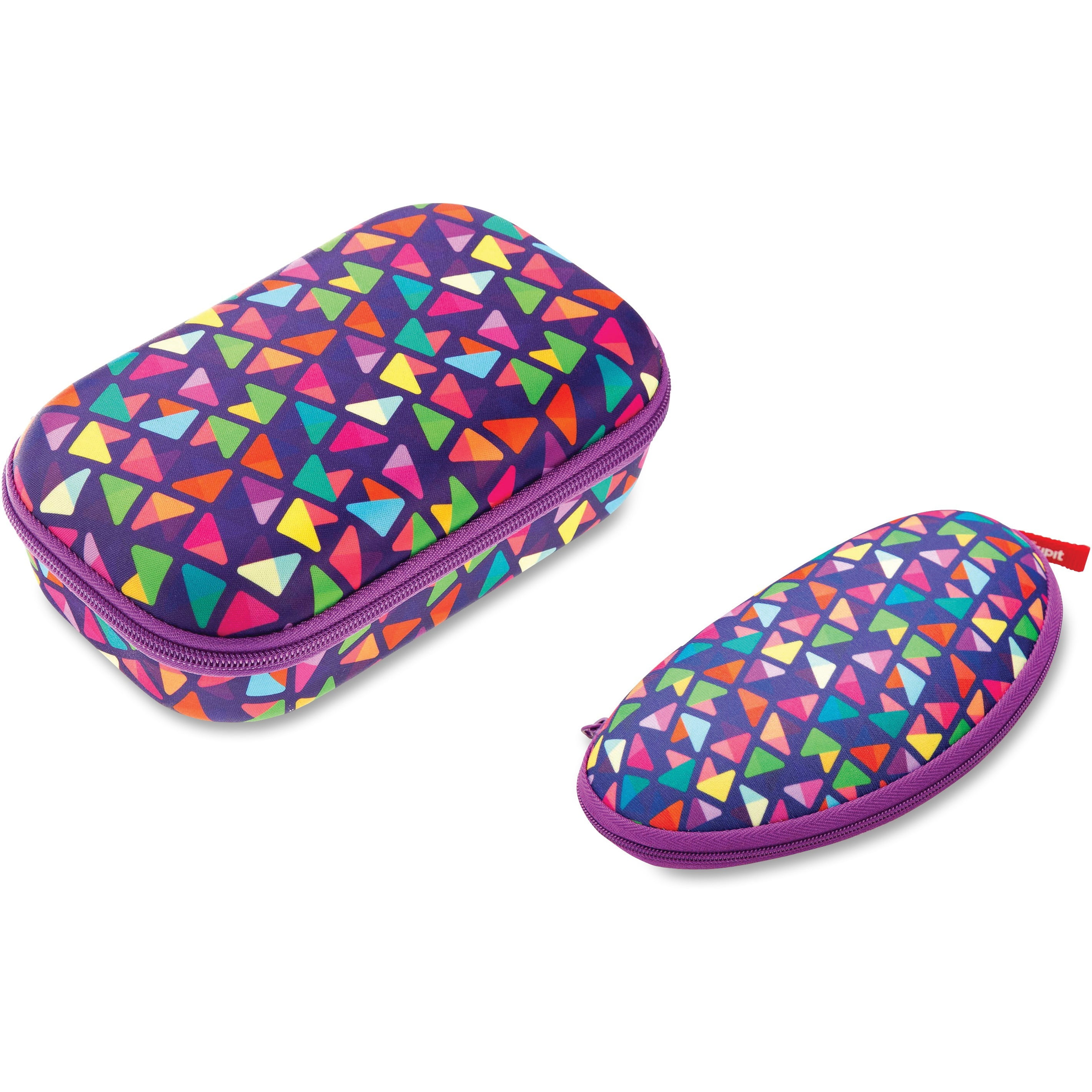 ZIPIT, ZITZPPPUTSPR, Colorz Triangles Storage Case Set, 1, Purple ...