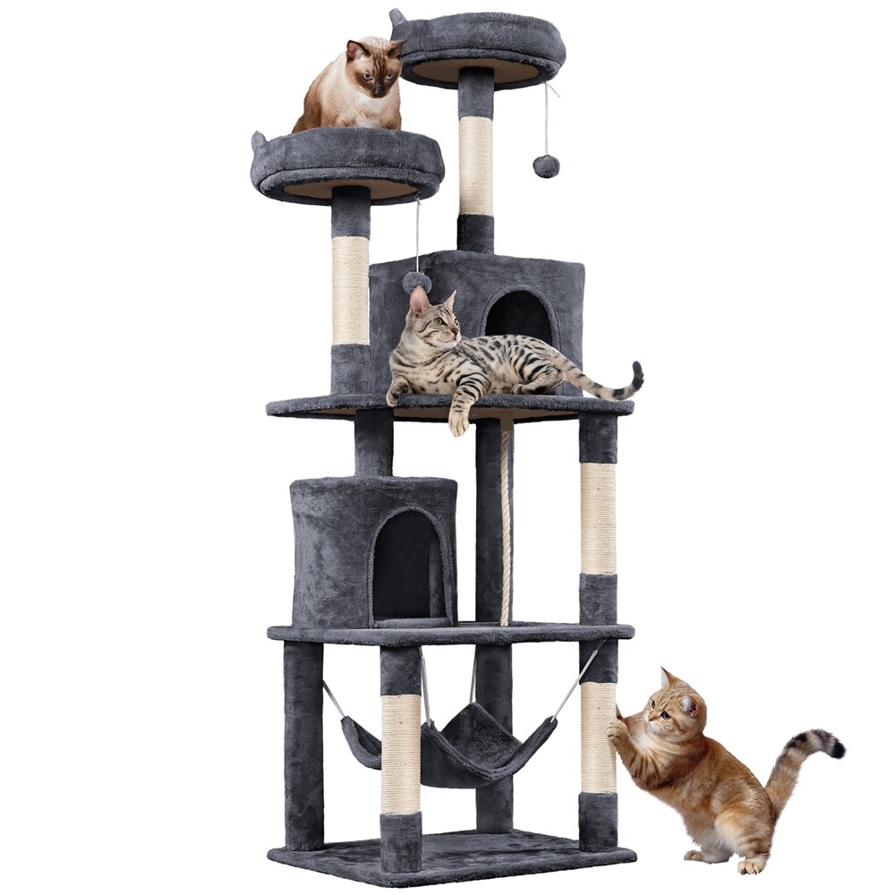 ZIPOE 70.5-Inch Cat Tower – Multi-Level Cat Tree Condo with Sisal ...